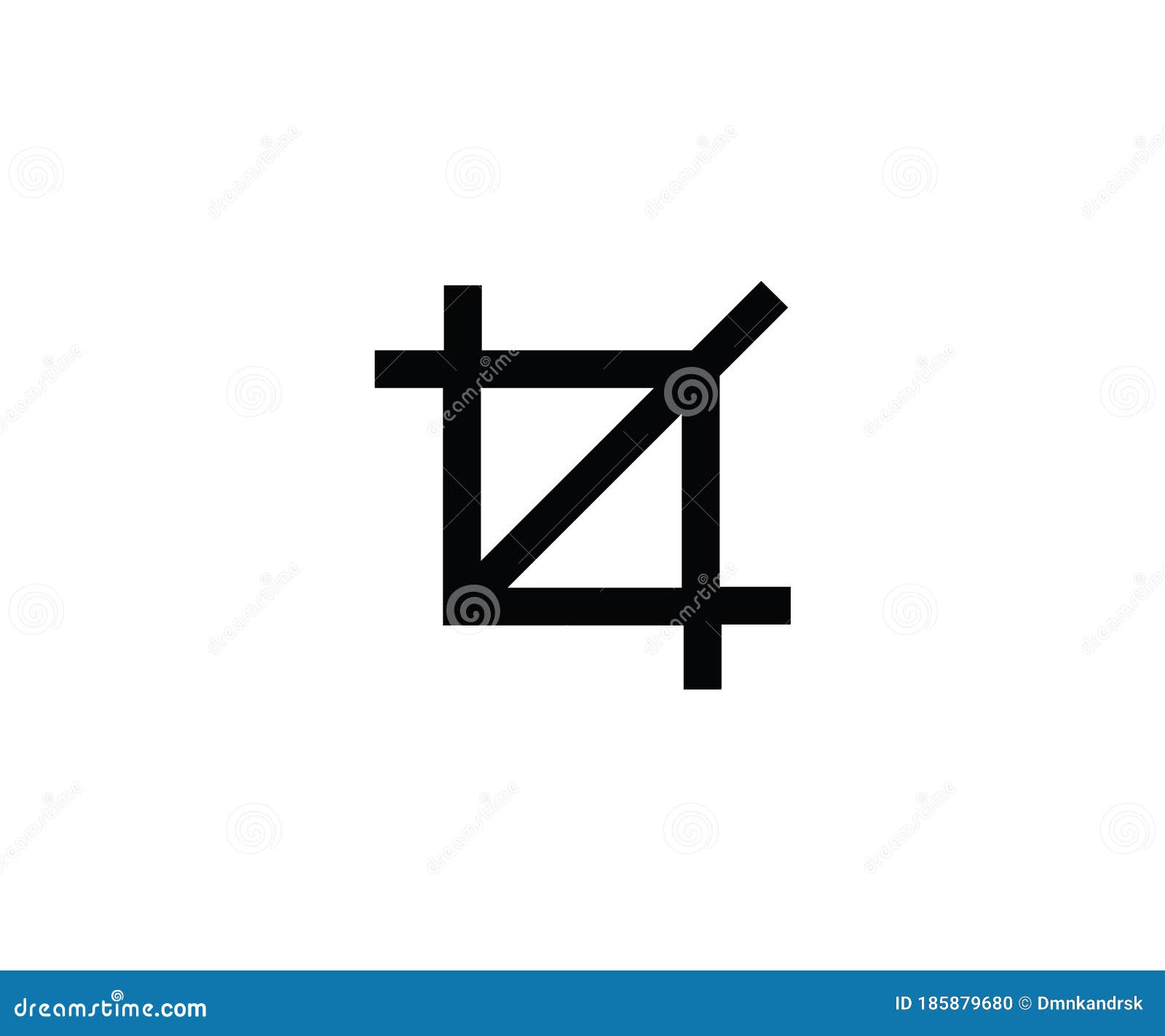 Crop symbol shape stock vector. Illustration of corn - 185879680