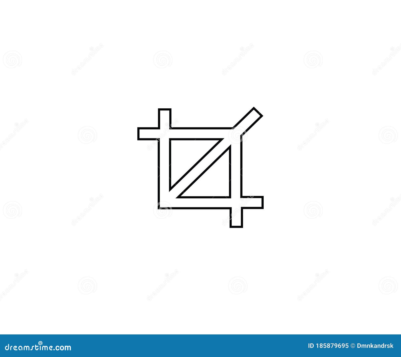 Crop symbol shape stock vector. Illustration of harvest - 185879695