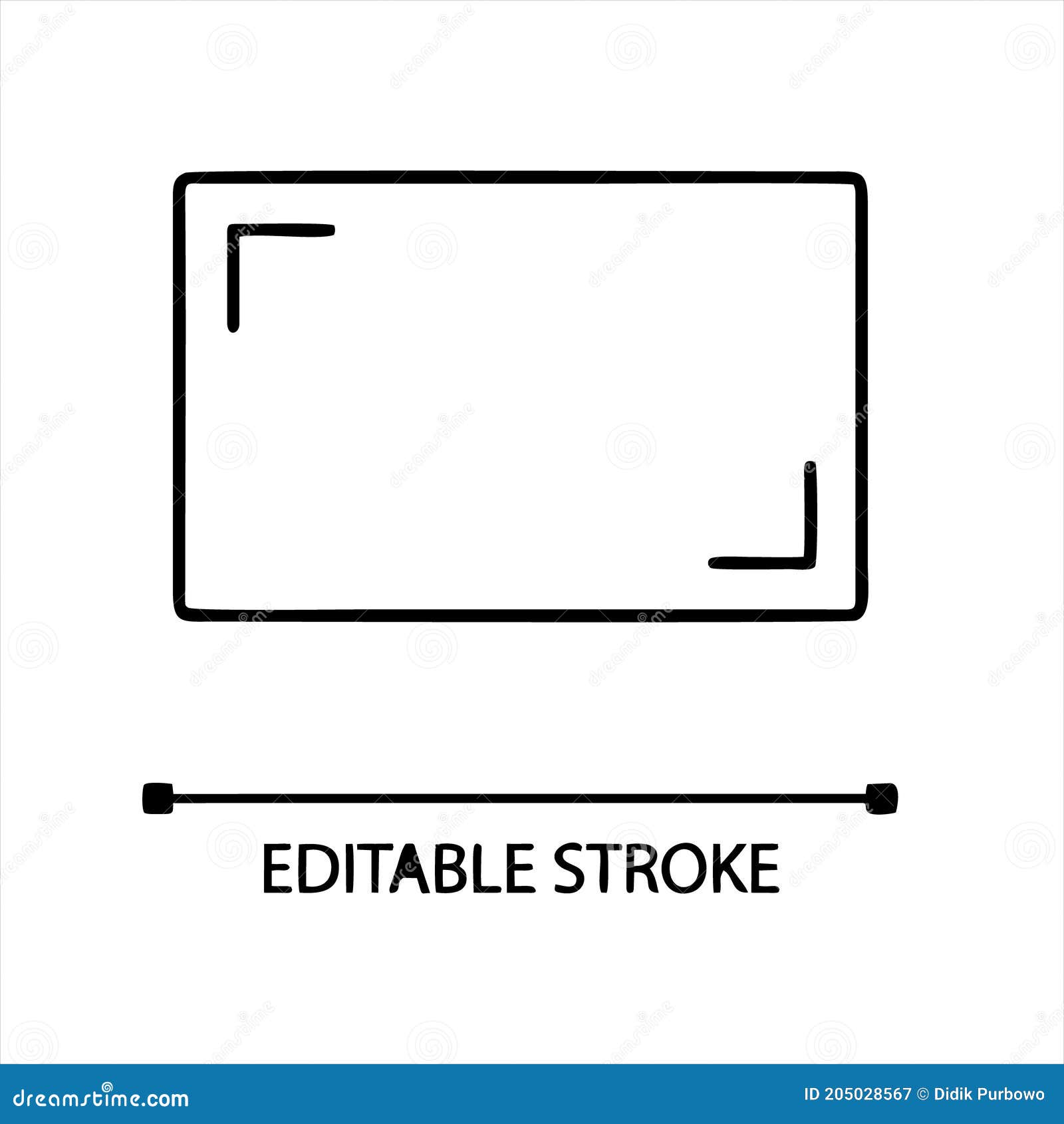 Crop Tool Frame, Cropping Instrument. Flat Vector Icon Illustration ...