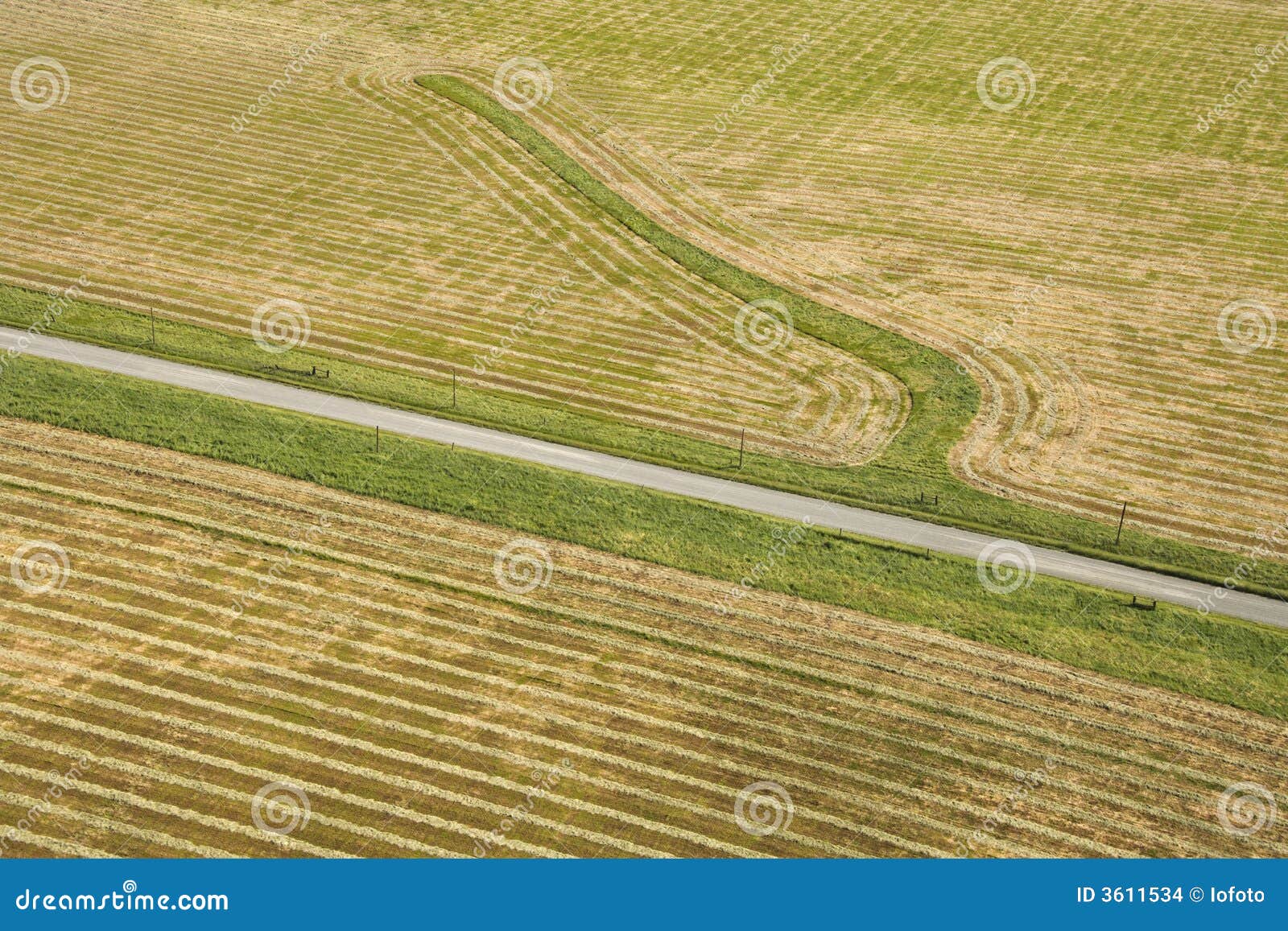 Cropland aerial. stock photo. Image of industry, lines - 3611534