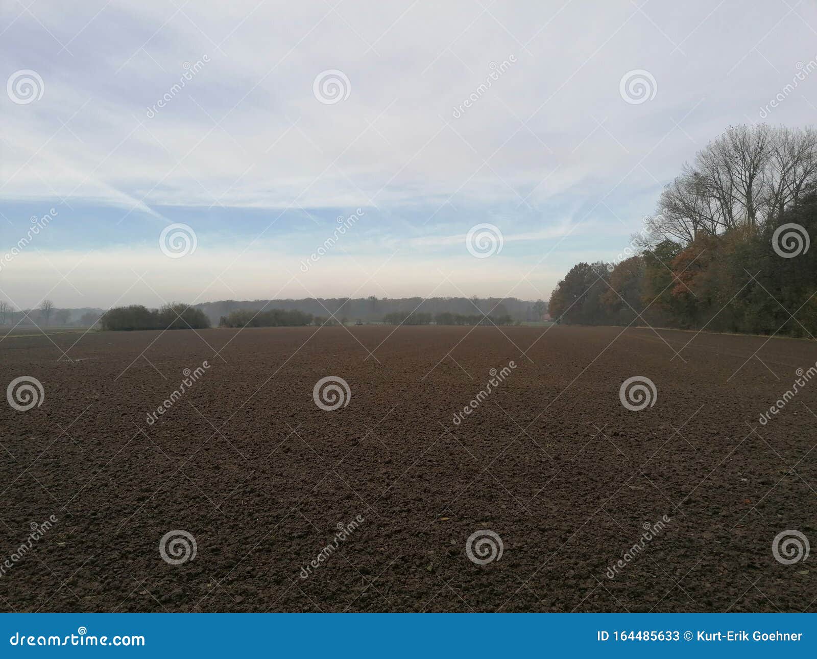 Cropland with Sky and Clouds Stock Image - Image of clouds, cropland ...