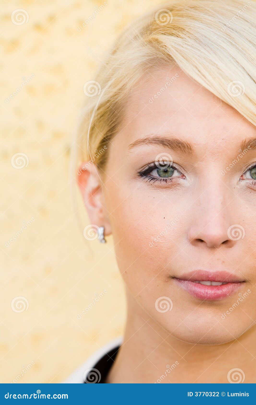 Cropped Face stock photo. Image of female, beauty, wall - 3770322