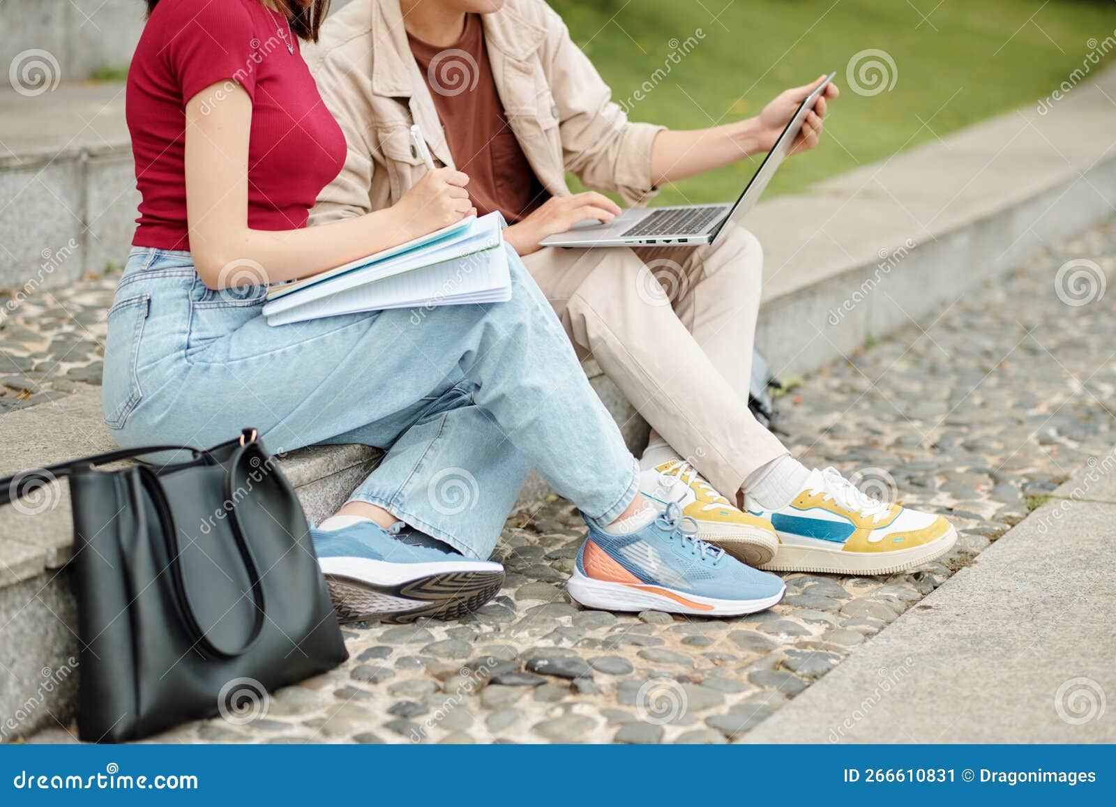 High School Students Working on Project Stock Image - Image of laptop ...