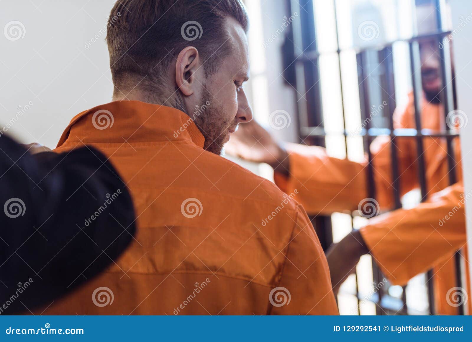 Cropped Image of Prison Guard Stock Image - Image of jailor, imprison ...