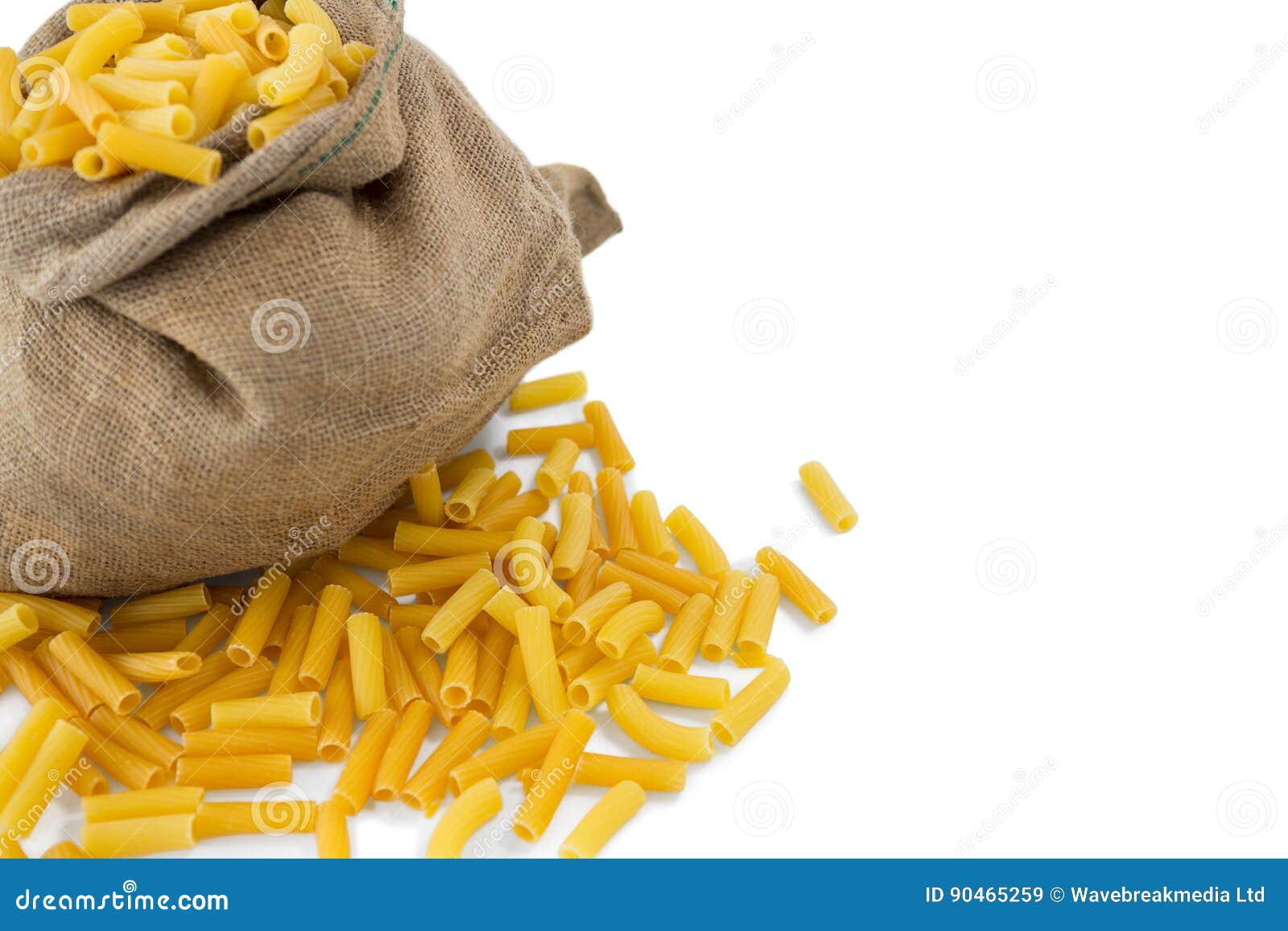 Cropped Image of Raw Pasta in Scak Stock Image - Image of closeup, heap ...