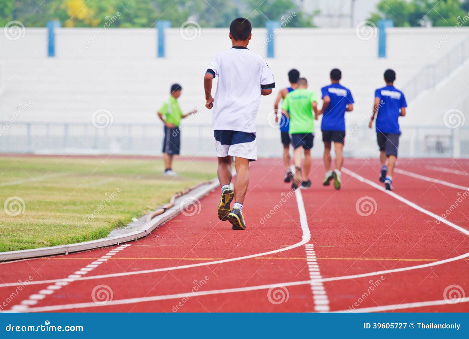 Cropped Image of Runner on Competitive Running Stock Image - Image of ...