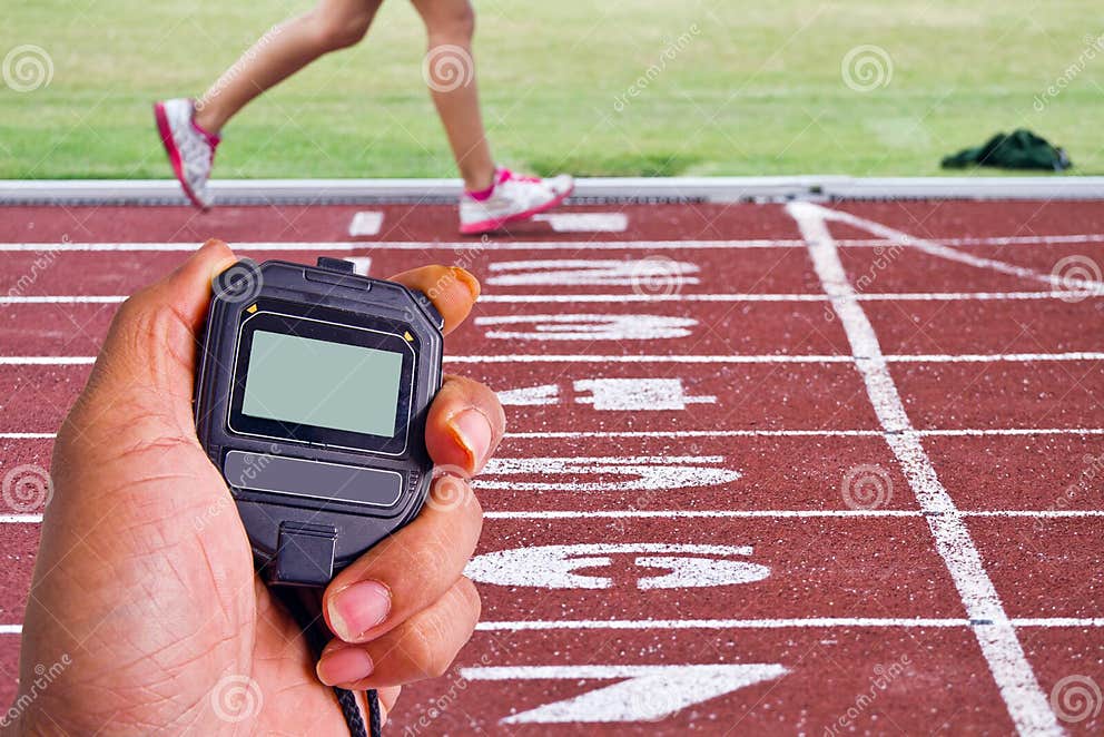 Cropped Image of Runner on Competitive Running Stock Image - Image of ...