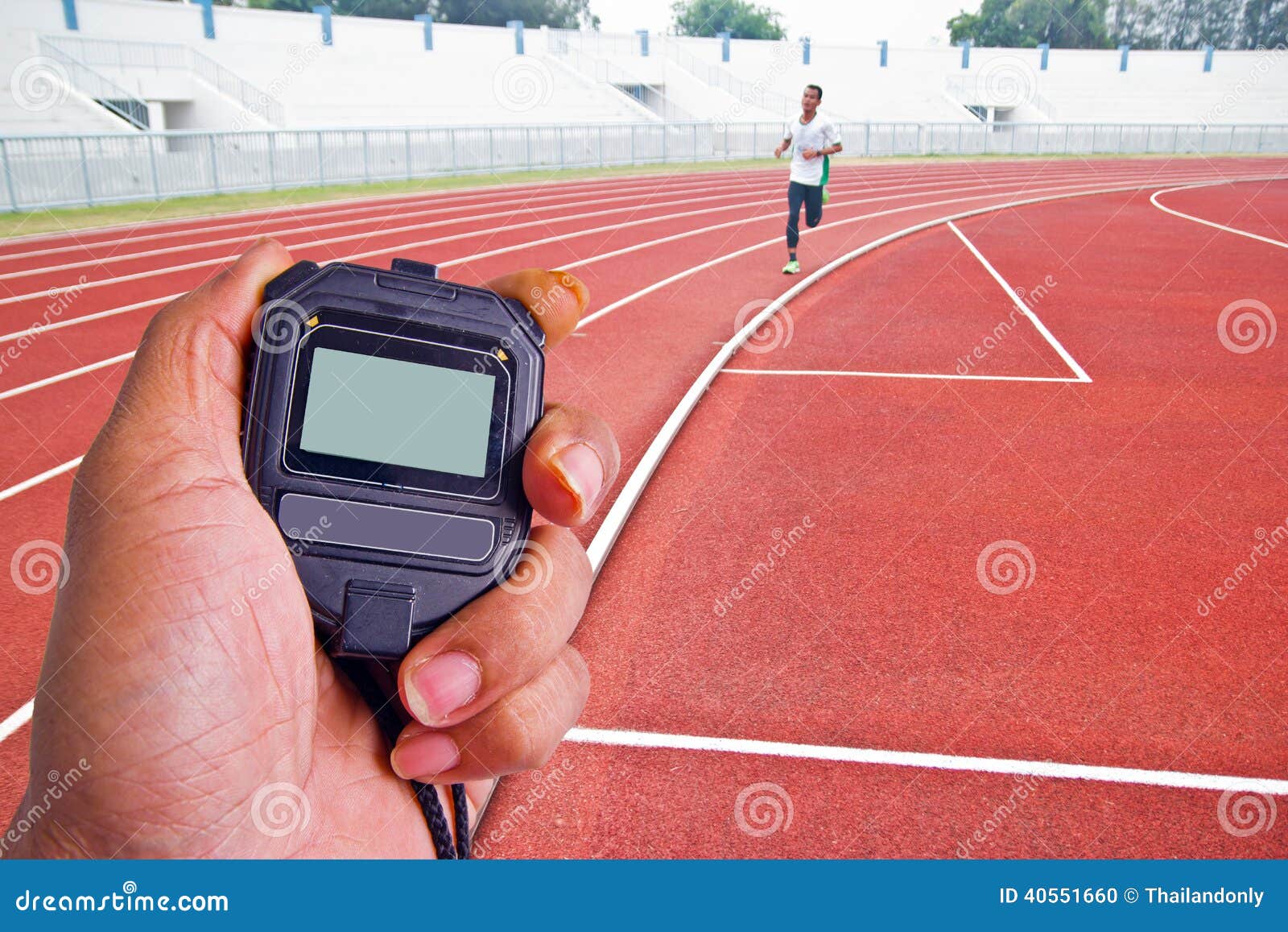 Cropped Image of Runner on Competitive Running Stock Photo - Image of ...