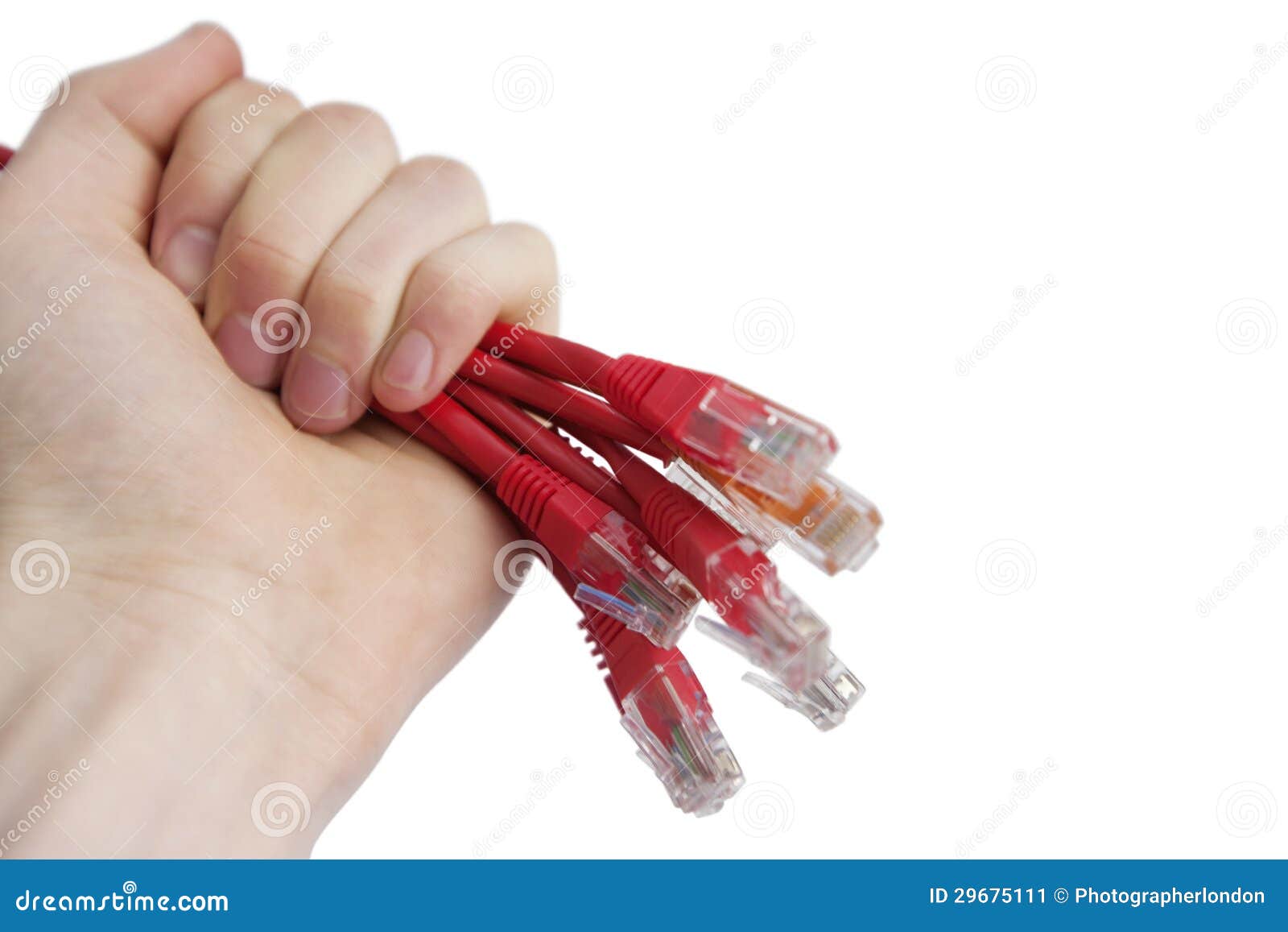 Lan Utp Cable Plug In Network Switch Stock Image | CartoonDealer.com ...