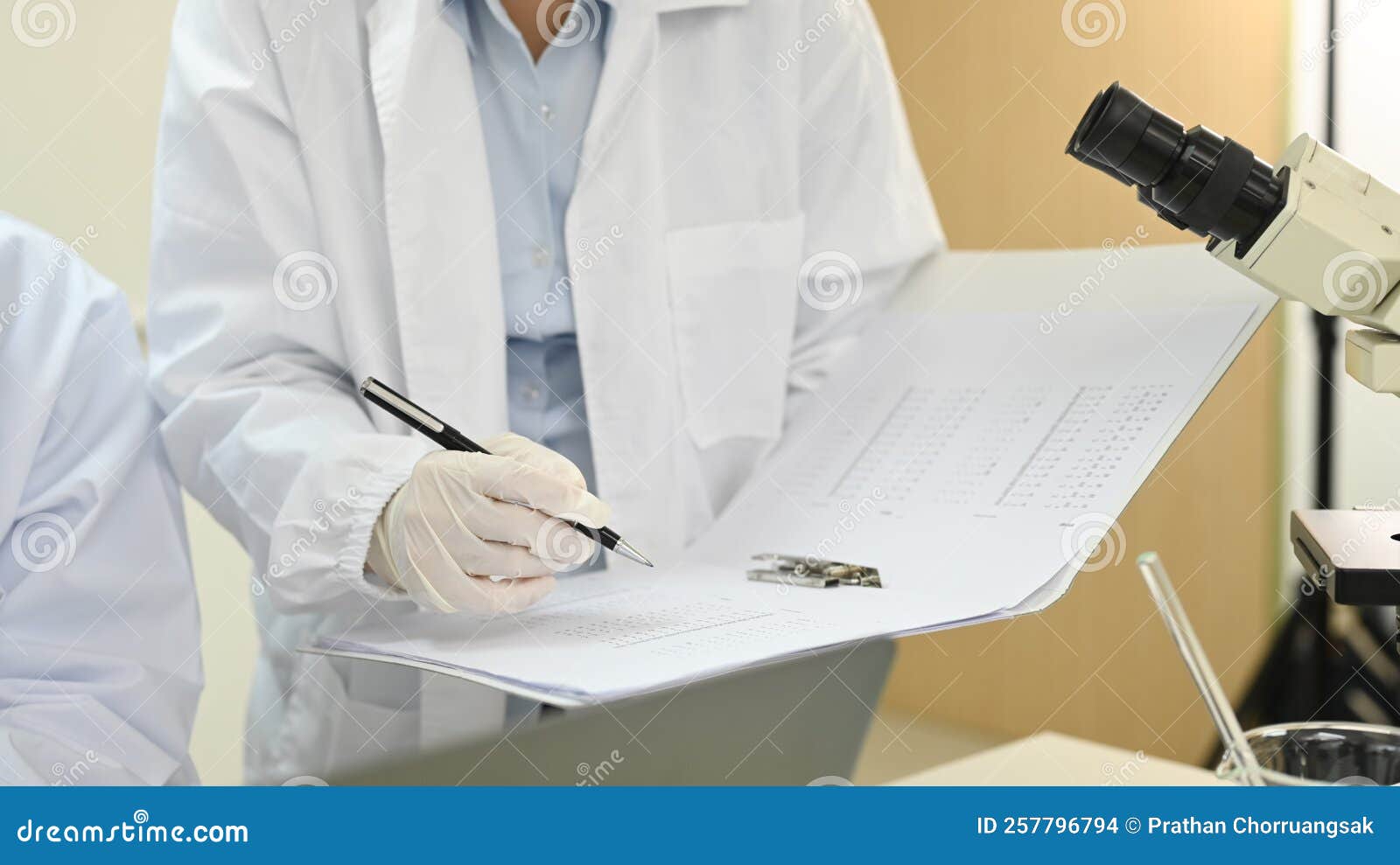 Cropped Shot of Scientist Analyzing and Summarising Information for ...