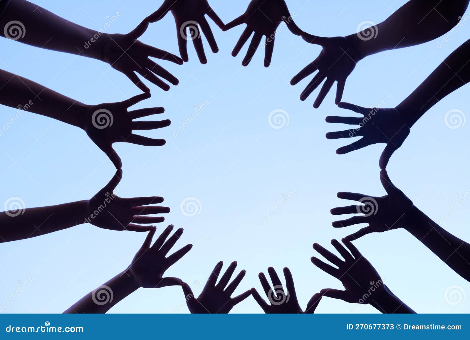 United. Cropped Shot of a Unified Team. Stock Image - Image of carefree ...
