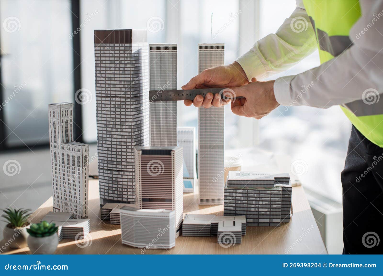 Cropped View of Hands of Engineer Working on Building Complex Prototype ...