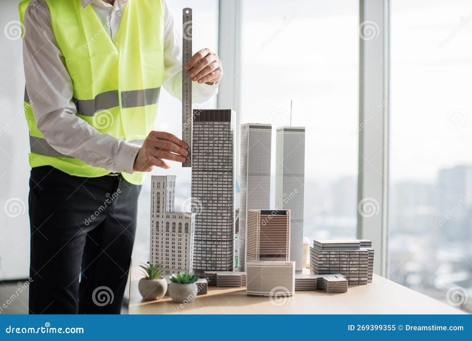 Cropped View of Hands of Engineer Working on Building Complex Prototype ...