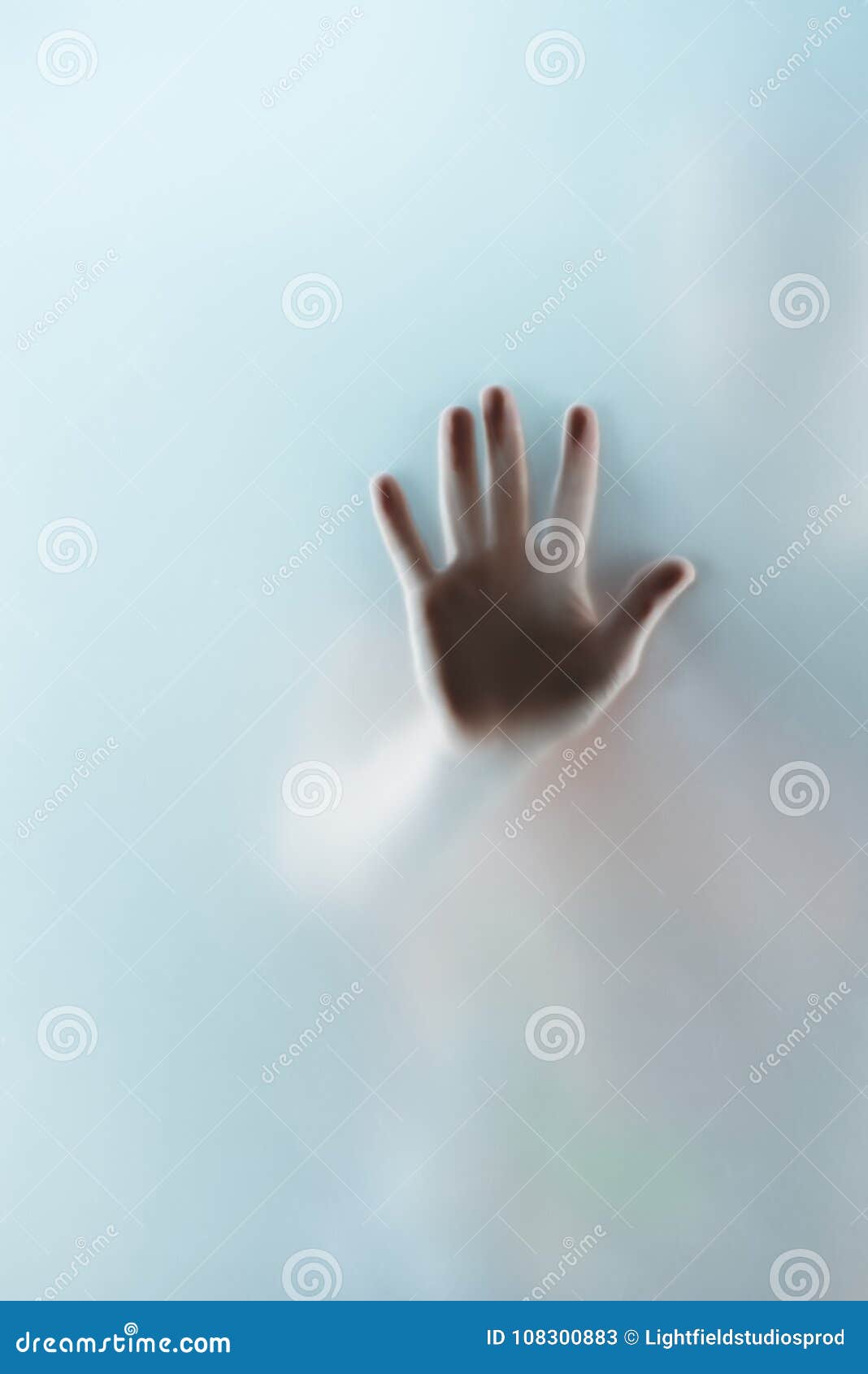 Cropped View of Human Hand Touching Glass Stock Image - Image of human ...