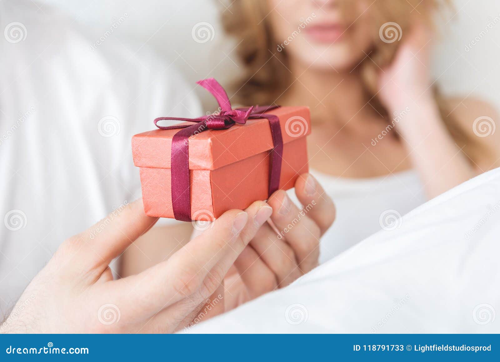 Presenting gift box stock image. Image of together, friendship - 118791733