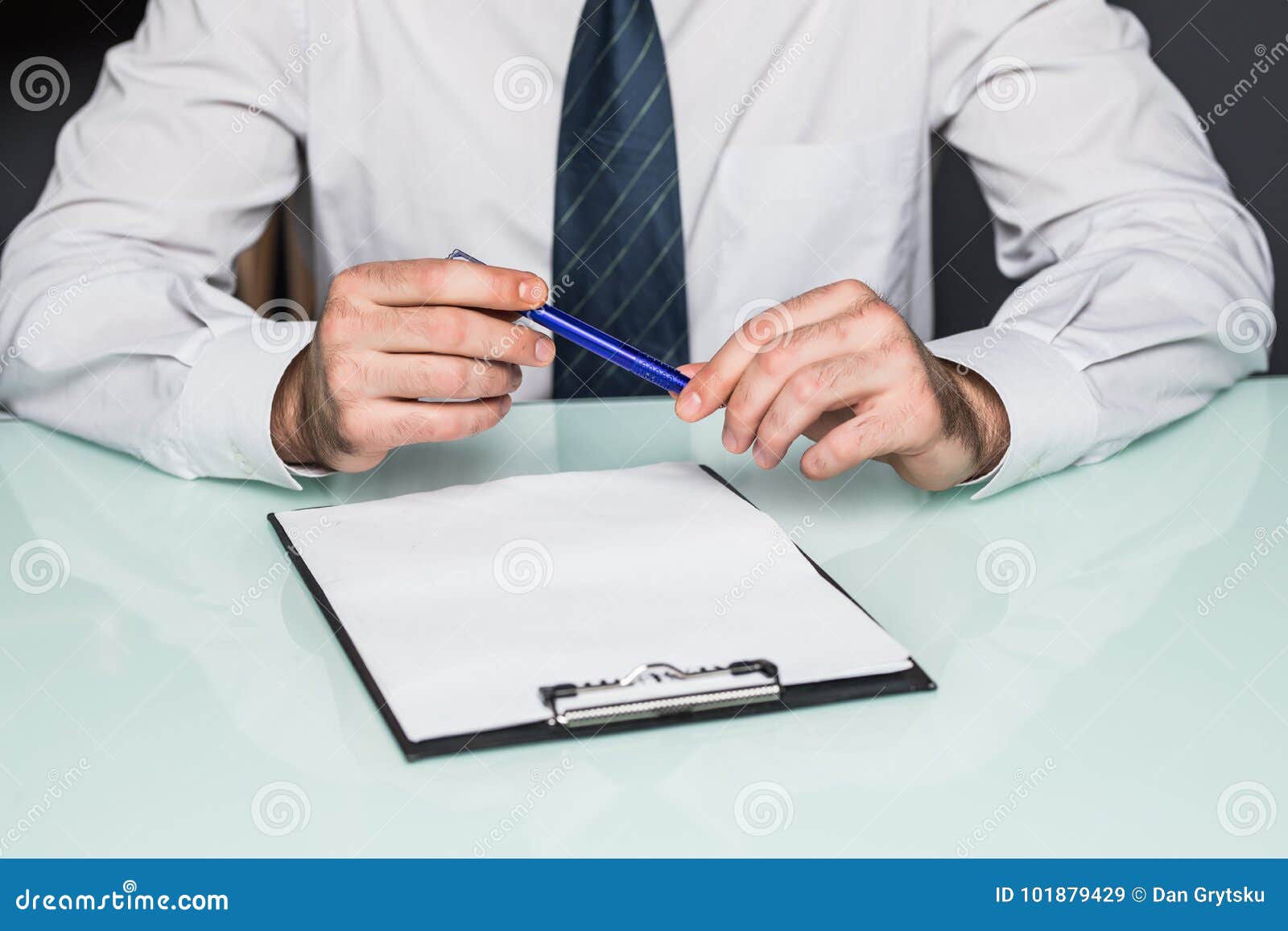 Cropped View of Person Completing Application Form To Get Work Stock ...