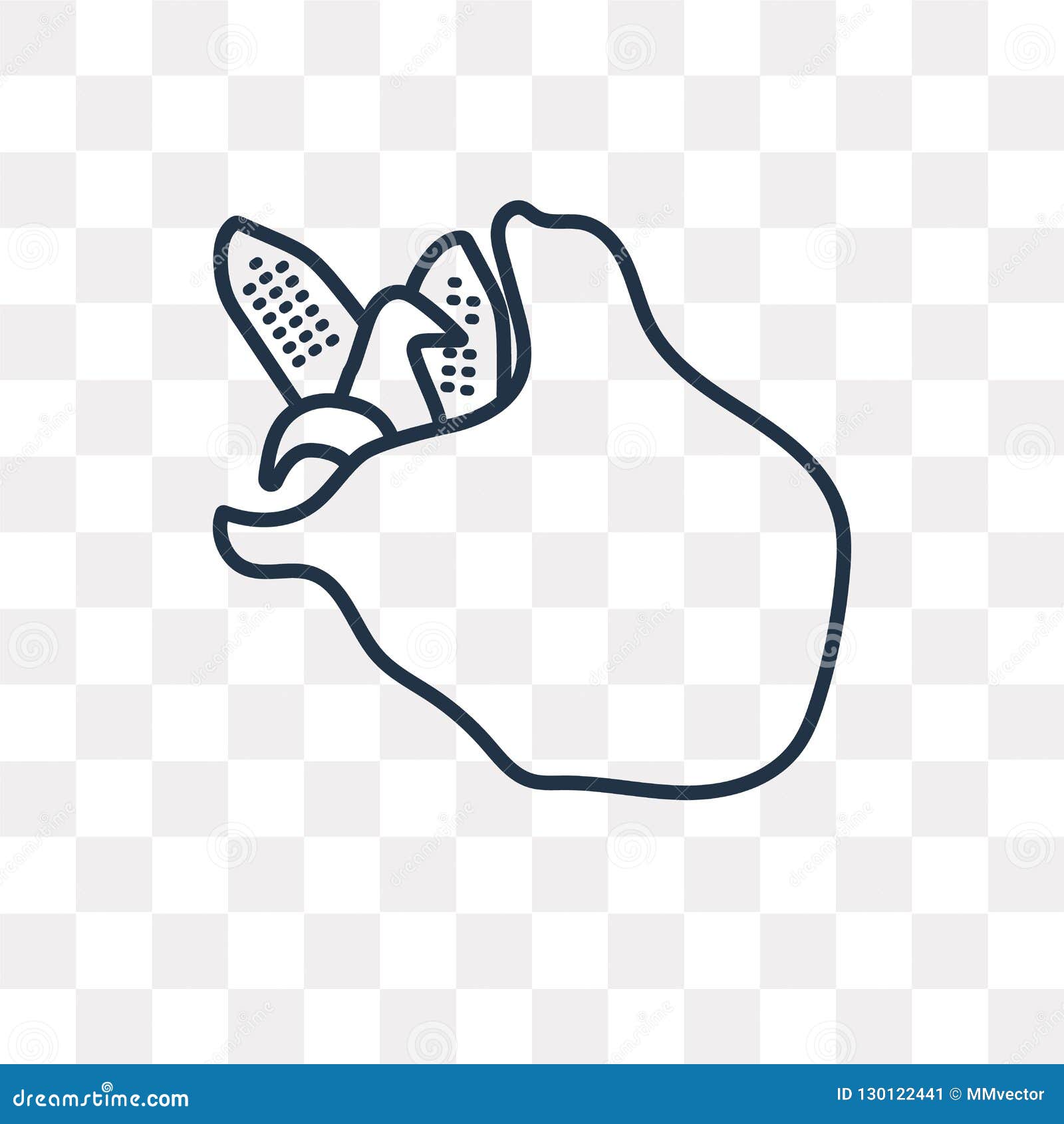 Crops Vector Icon Isolated on Transparent Background, Linear Crops ...