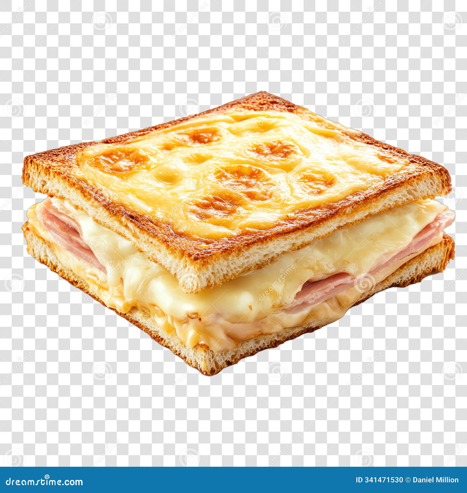 Croque Monsieur stock illustration. Illustration of meal - 341471530