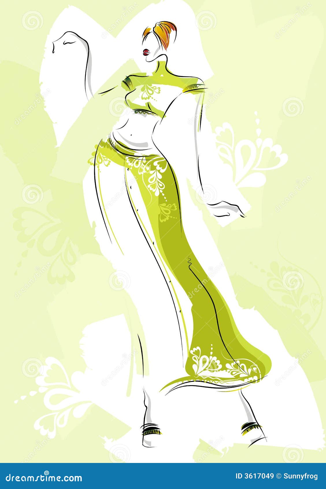 Croquis de mode, vecteur illustration de vecteur. Illustration du ...