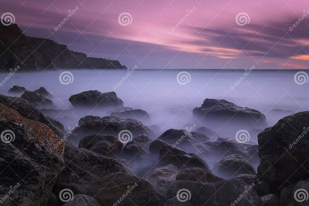Croson stock image. Image of cliff, nature, person, shore - 28526795