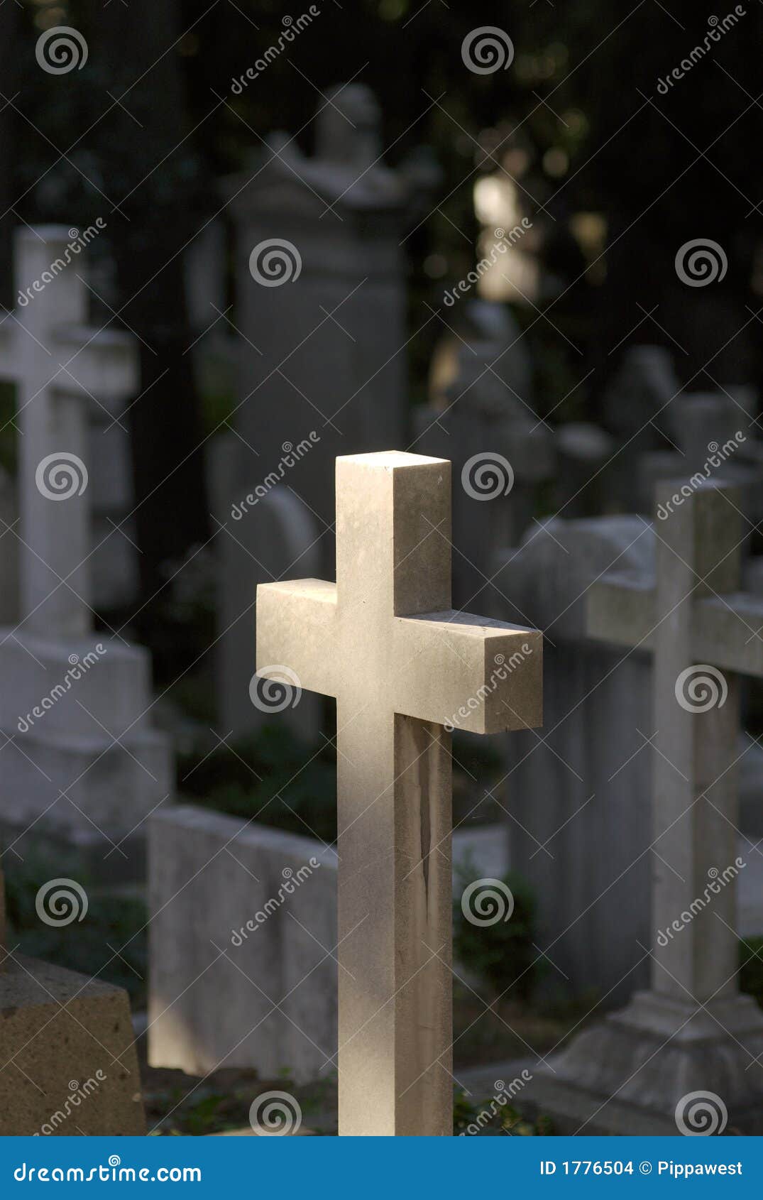 Cross stock photo. Image of memorial, grave, tombstone - 1776504