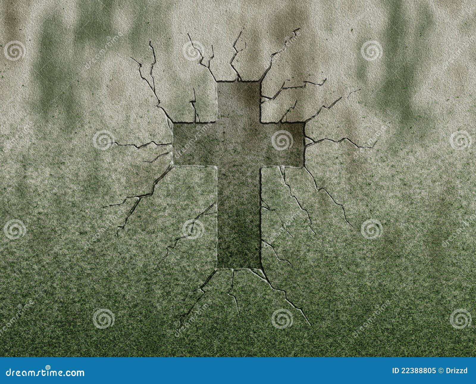 Cross stock illustration. Illustration of catholic, crucifix - 22388805