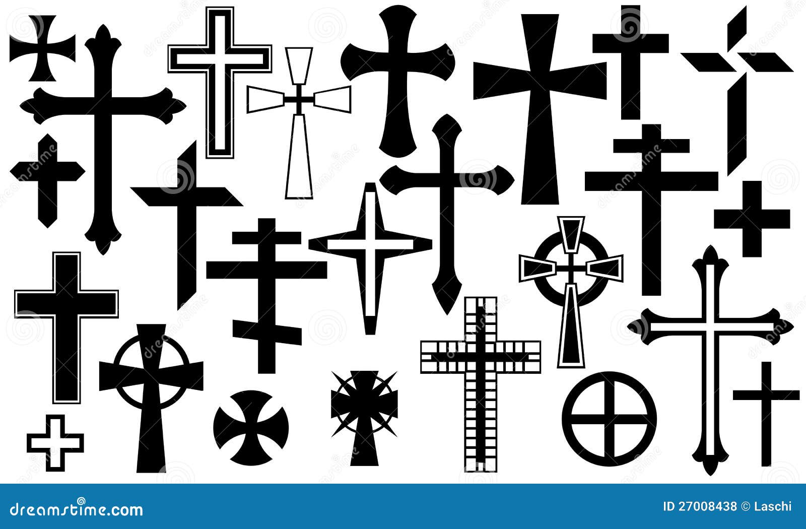 Cross stock vector. Illustration of jesus, elements, design - 27008438