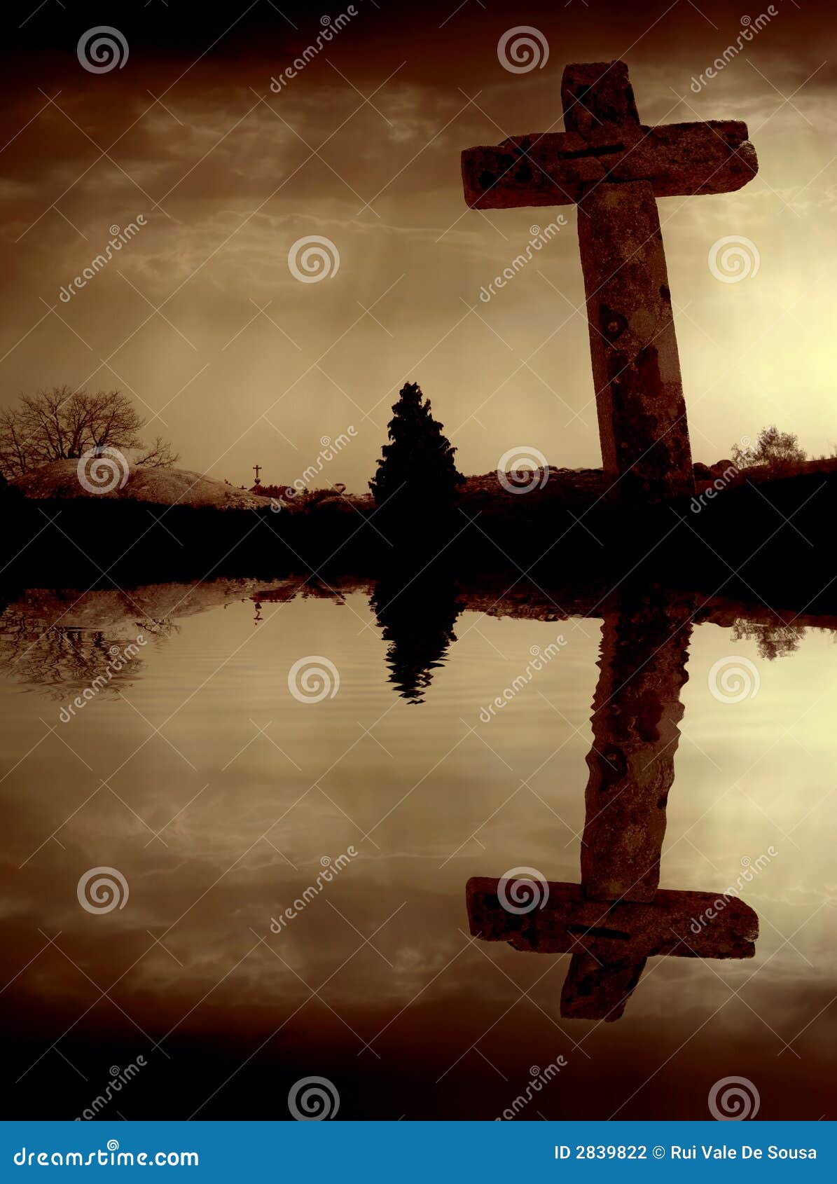 Cross stock photo. Image of christ, outdoor, heaven, orange - 2839822