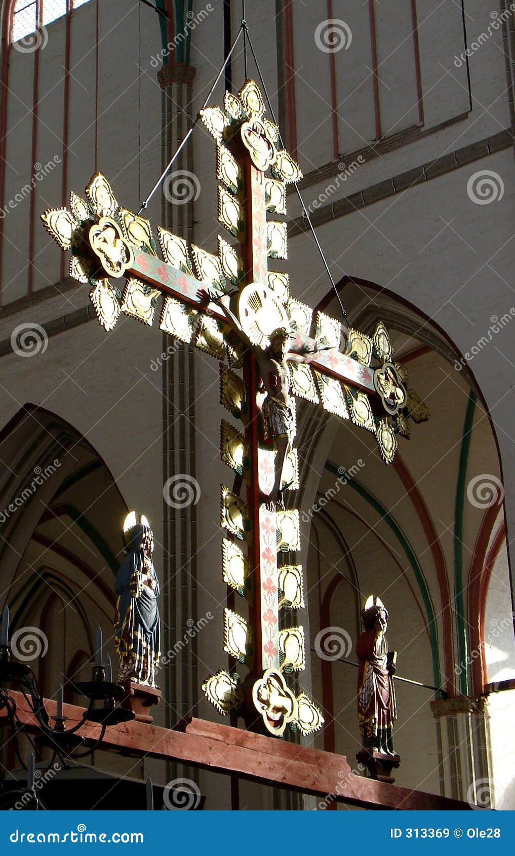 Cross stock image. Image of heaven, church, catholic, mass - 313369