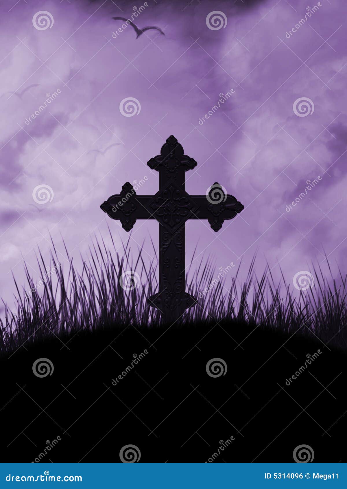 Cross stock photo. Image of birds, christian, mega11, jesus - 5314096