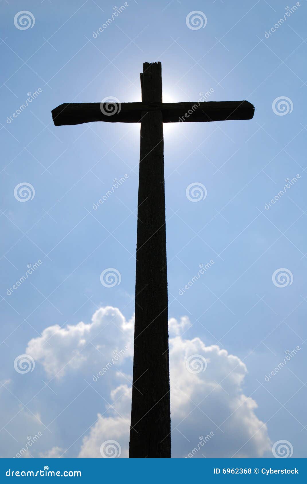 Cross stock photo. Image of shine, jesus, christianity - 6962368