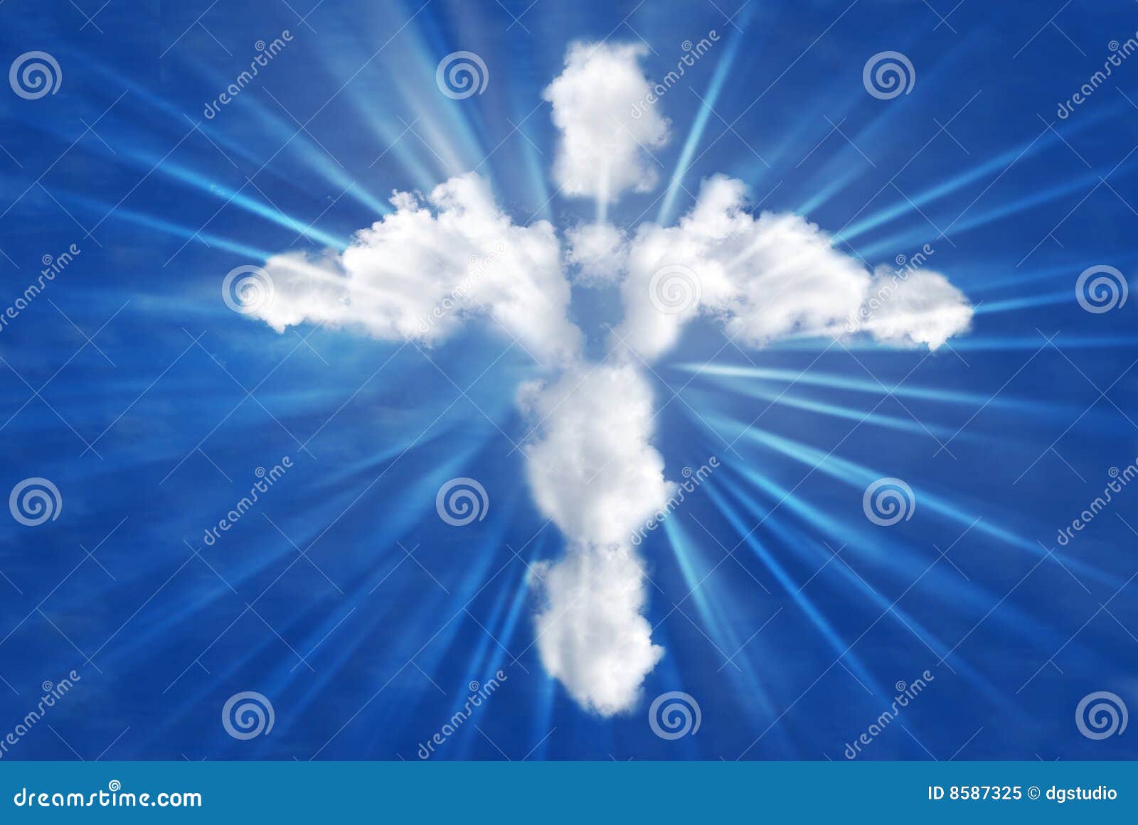 Cross stock image. Image of cross, crucifixion, rays, sermon - 8587325