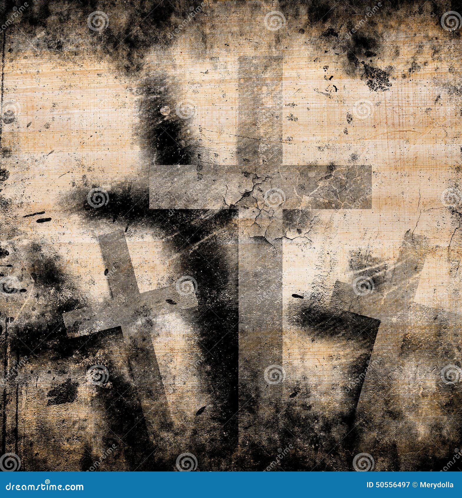 Cross on Abstract Background Stock Illustration - Illustration of cover ...