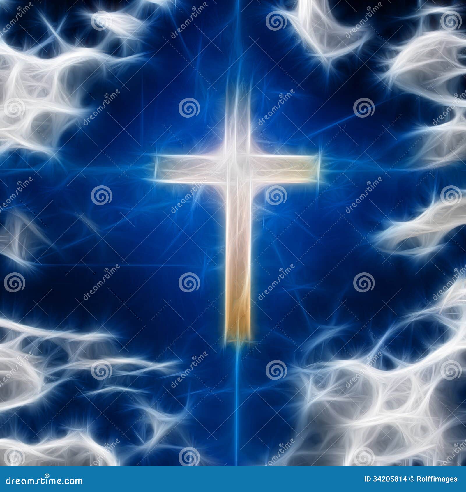 Cross Abstract stock illustration. Illustration of christianity - 34205814