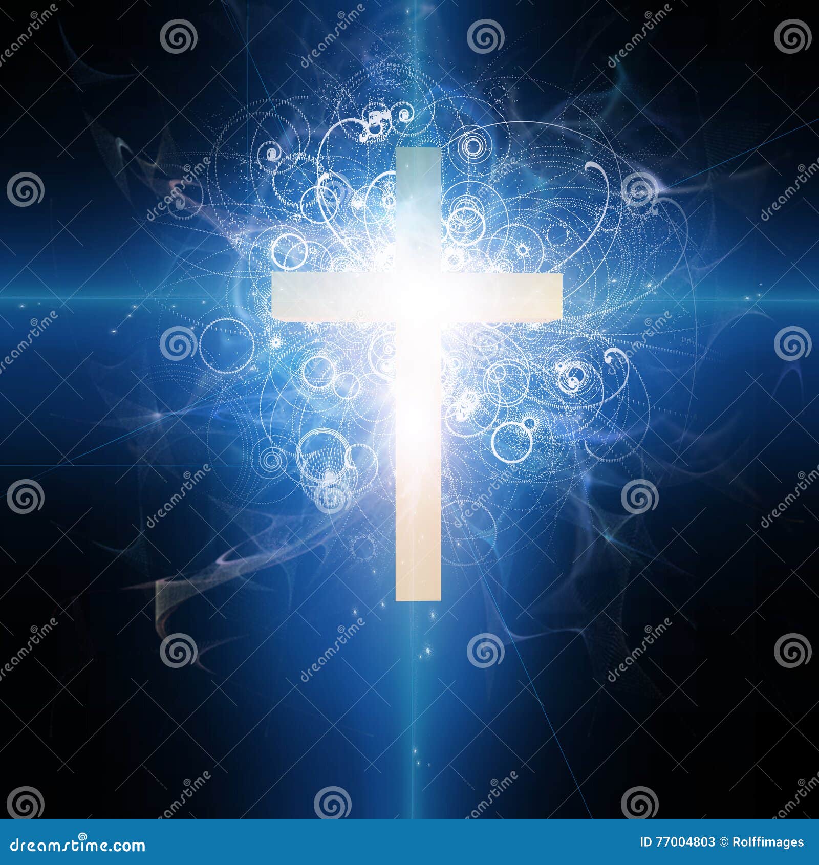 Cross Abstract stock illustration. Illustration of catholic - 77004803