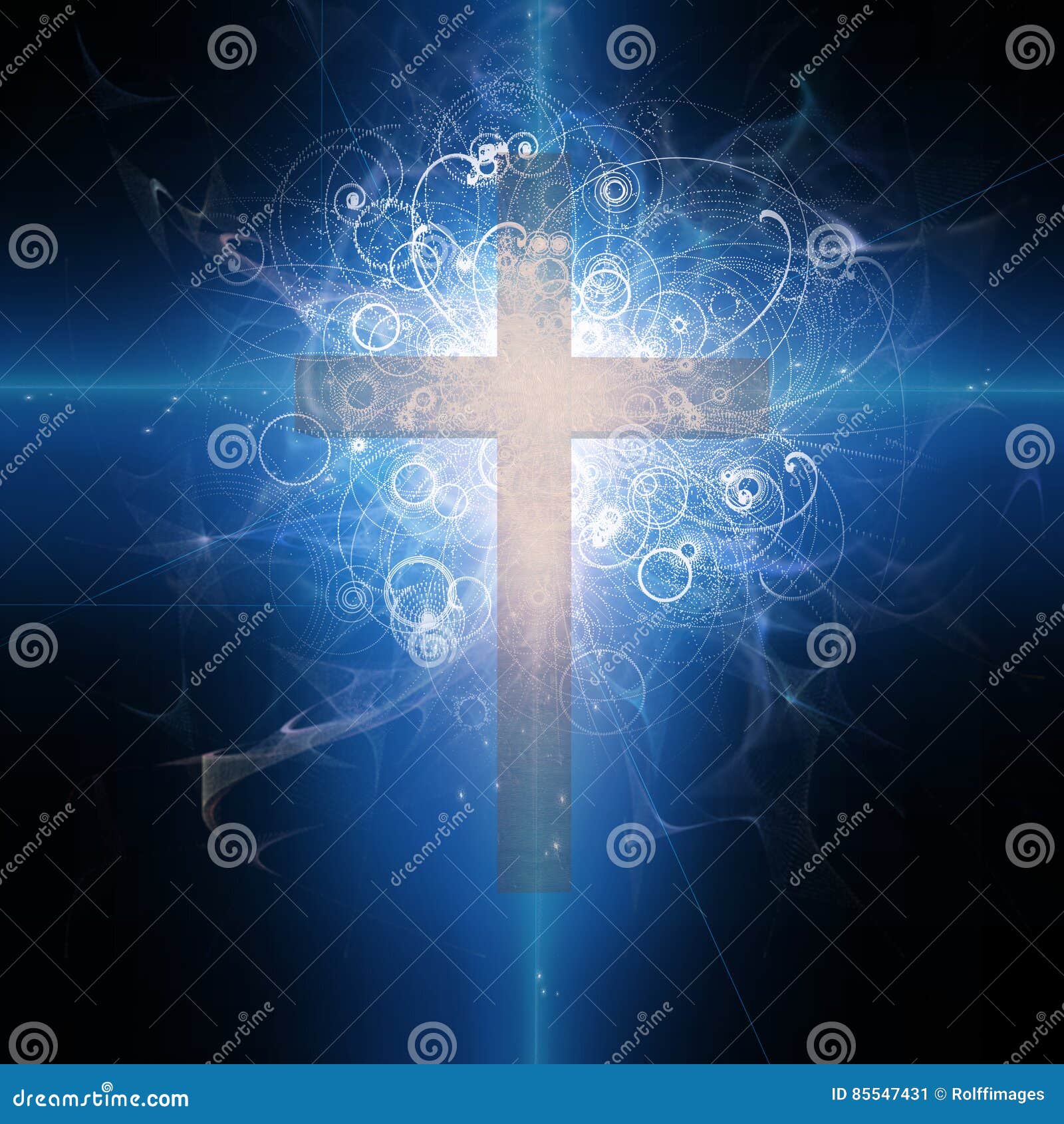 Cross Abstract stock illustration. Illustration of easter - 85547431