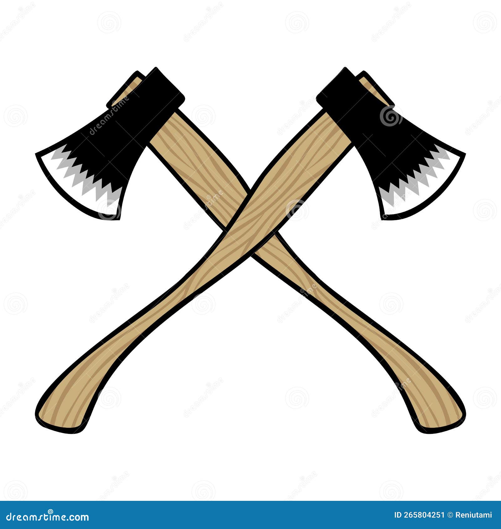 Cross Axe Symbol Logo Design Vector Template Stock Vector ...