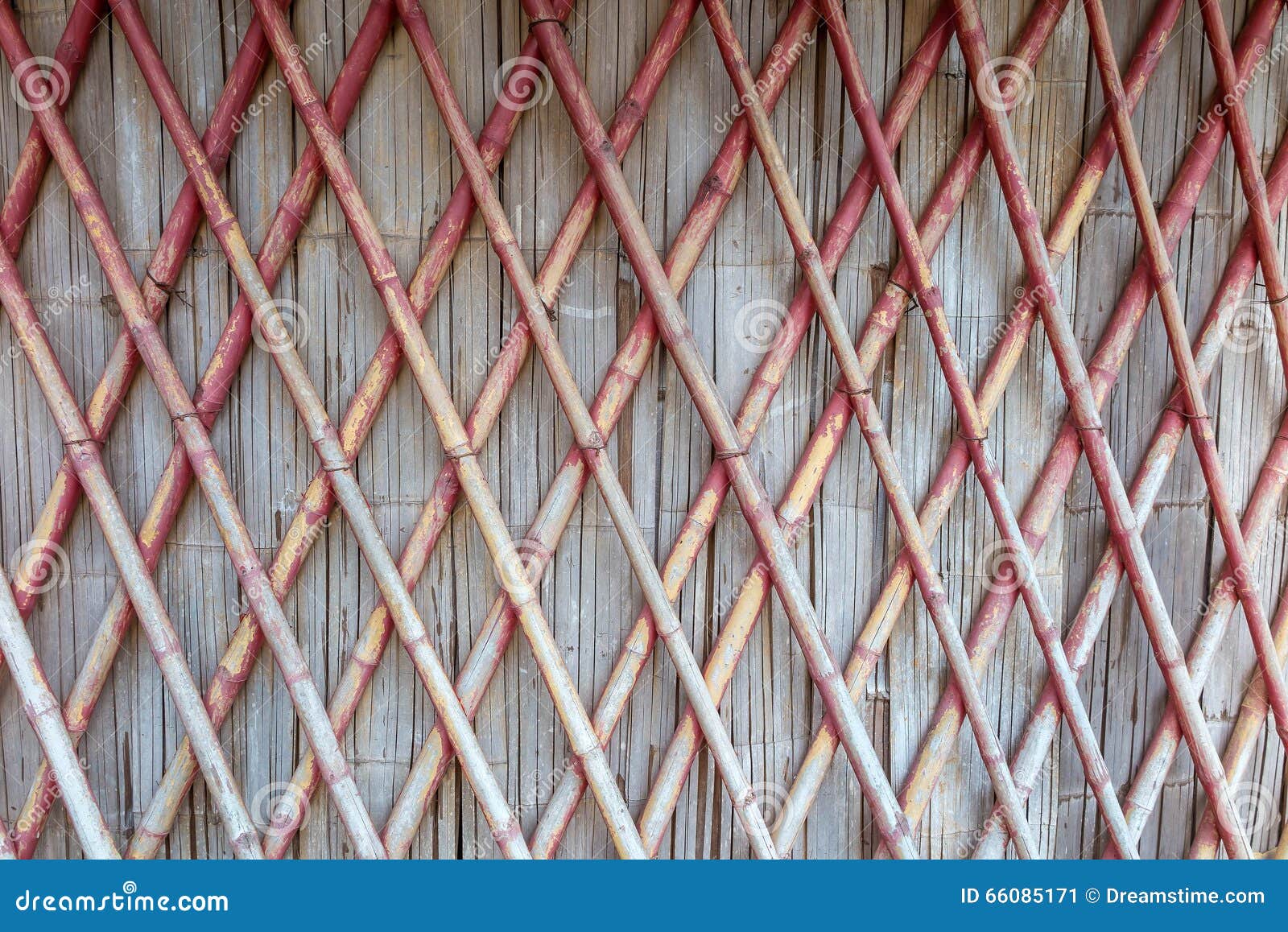 Cross bamboo wall texture stock image. Image of traditional - 66085171