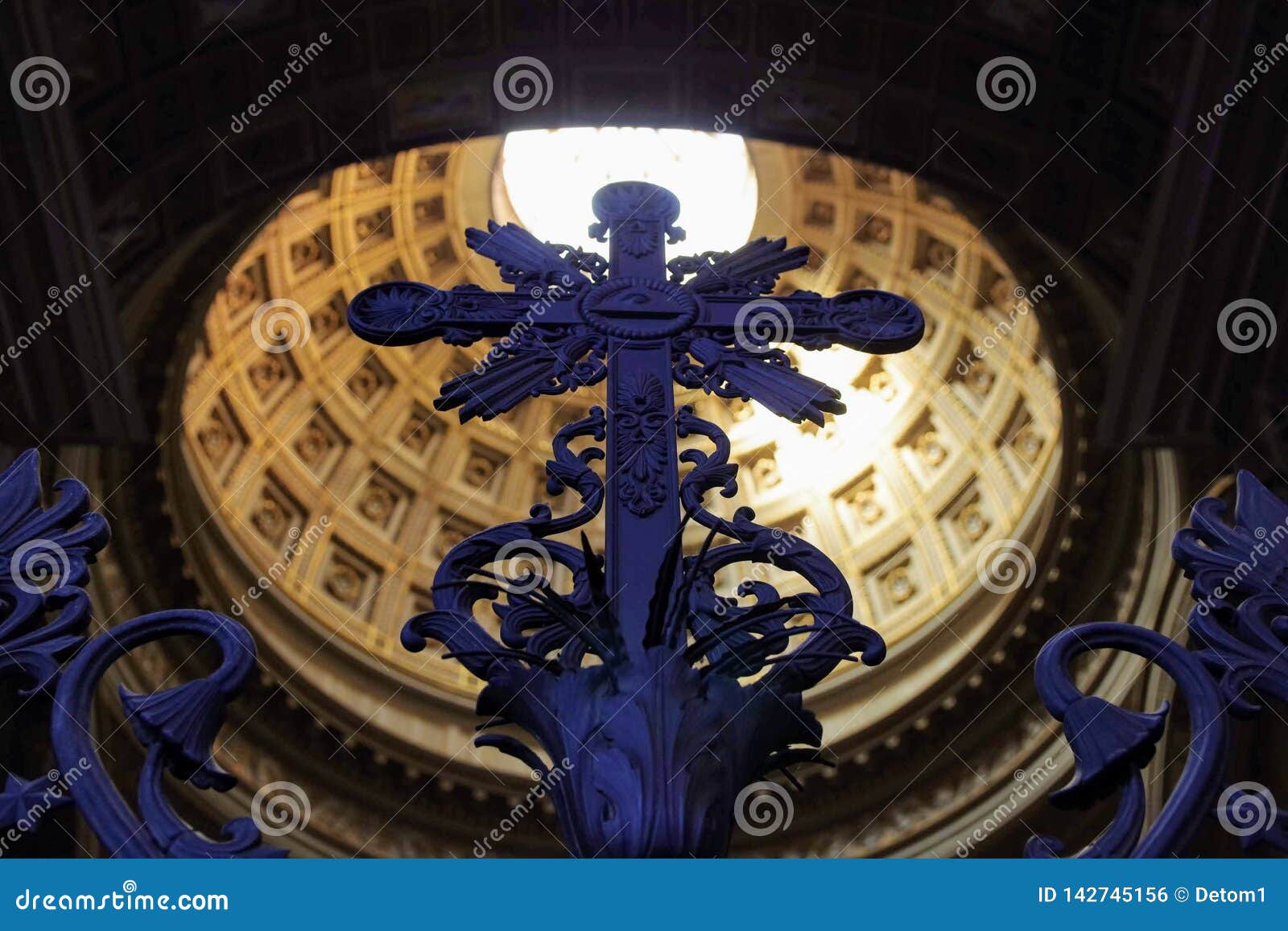 Cross in the Basilica of Lateran Roma Italy Editorial Photo - Image of ...