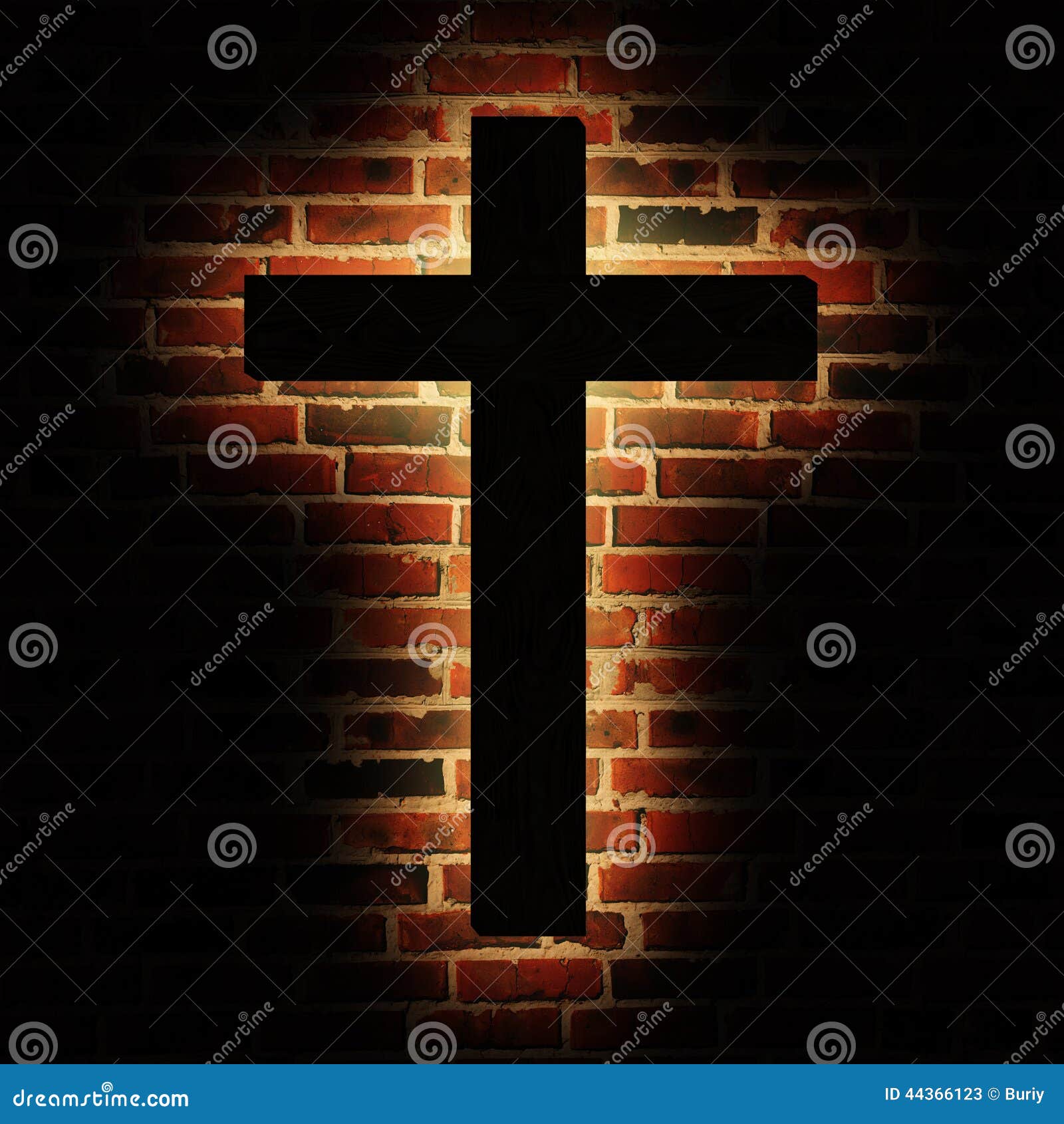 Cross brick stock image. Image of messiah, copy, christ - 44366123