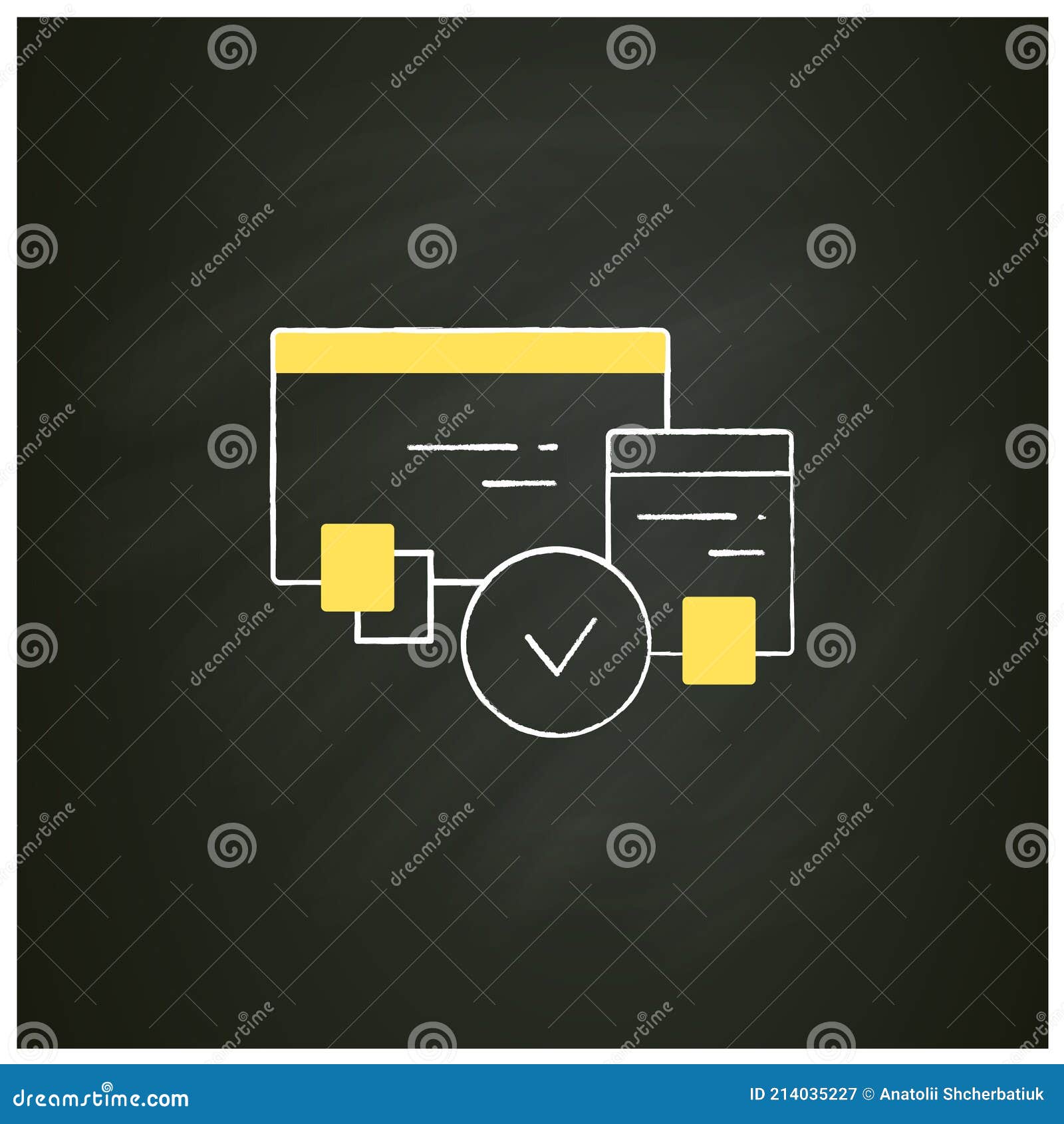 Cross-browser Compatibility App Interface Template. Vector Illustration ...