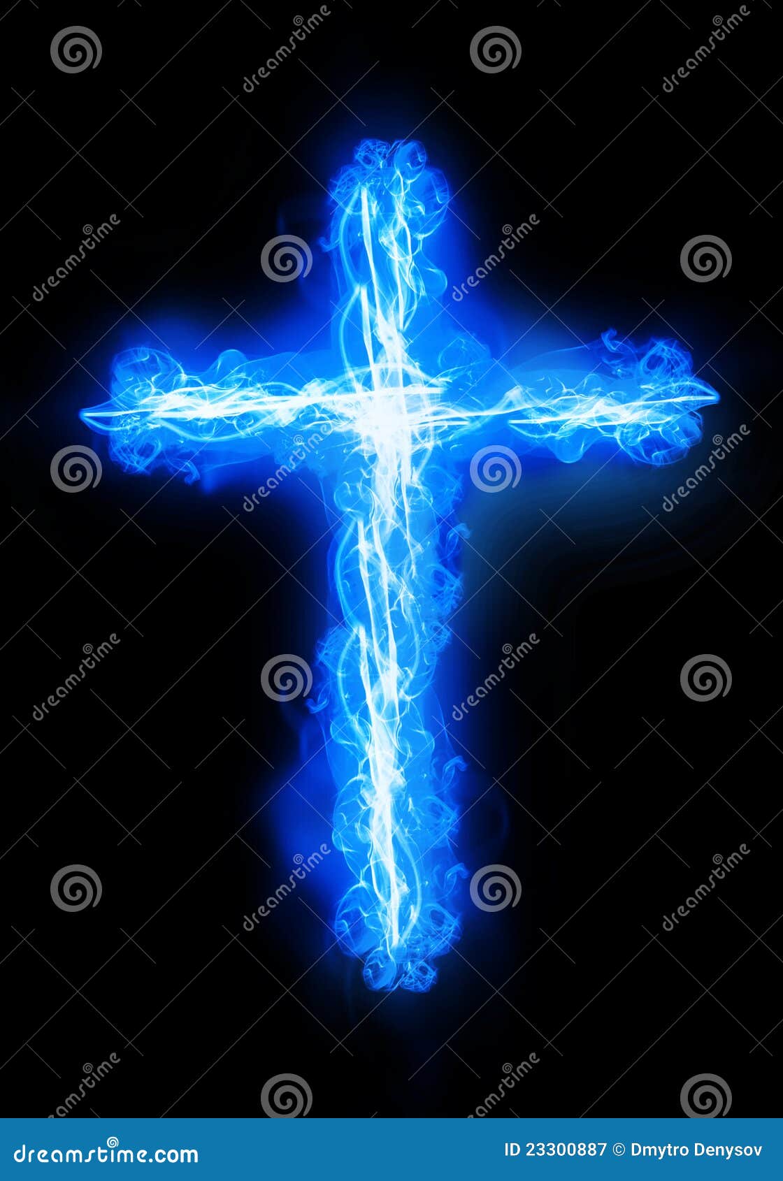 Cross burning in fire stock illustration. Illustration of church - 23300887