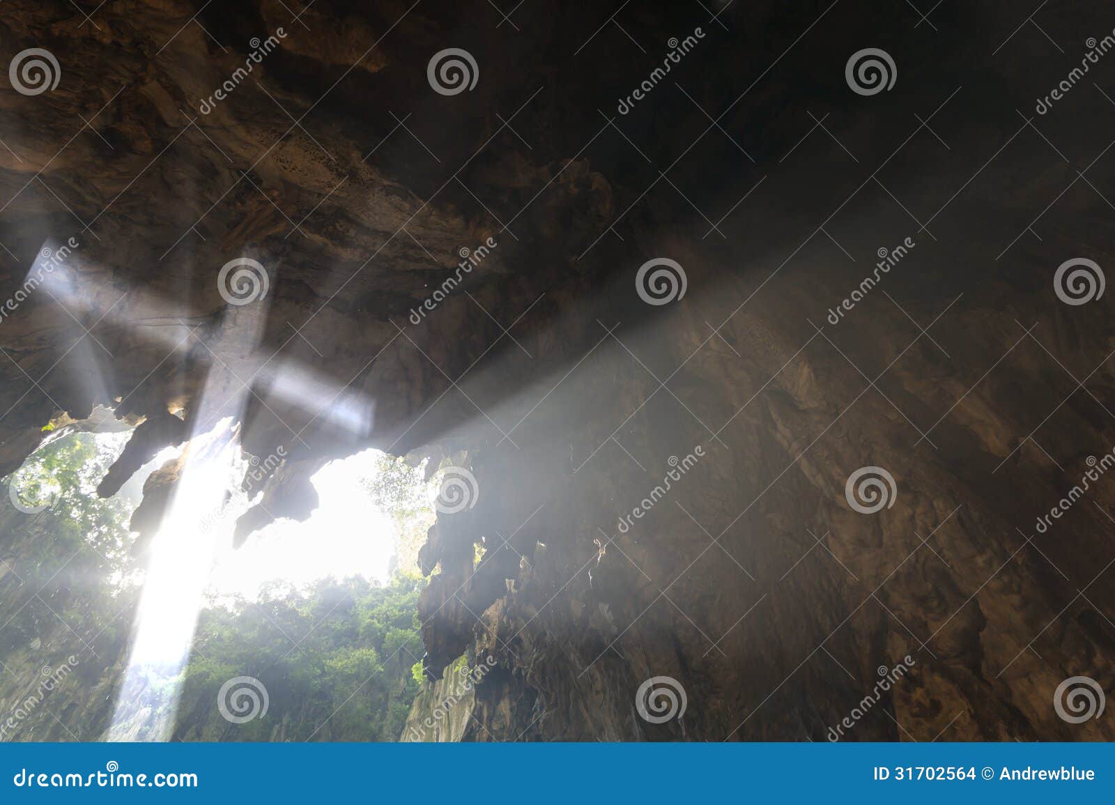 Cross In Cave Stock Photography | CartoonDealer.com #9736238