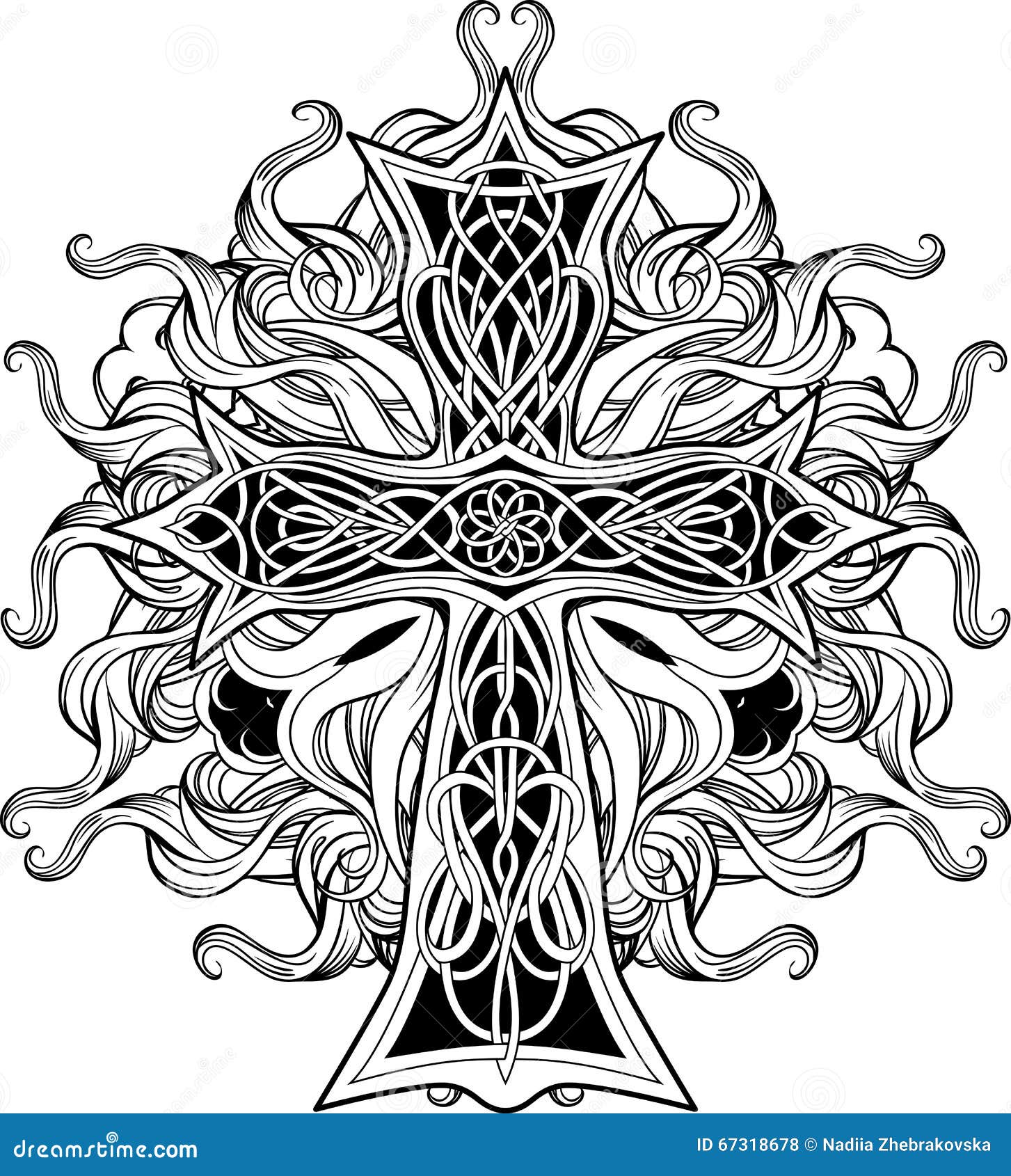 Celtic Fire Symbol Tattoo