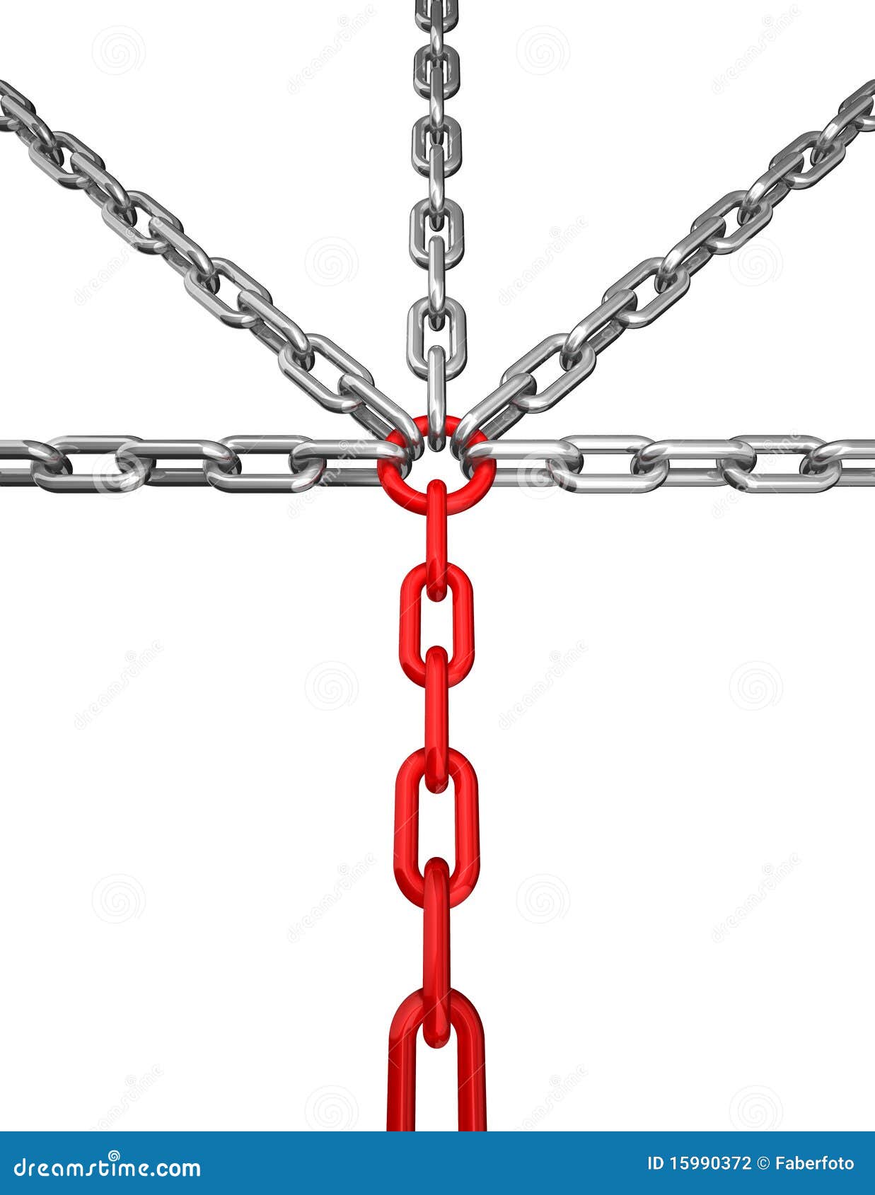 Cross chain stock illustration. Illustration of chain - 15990372
