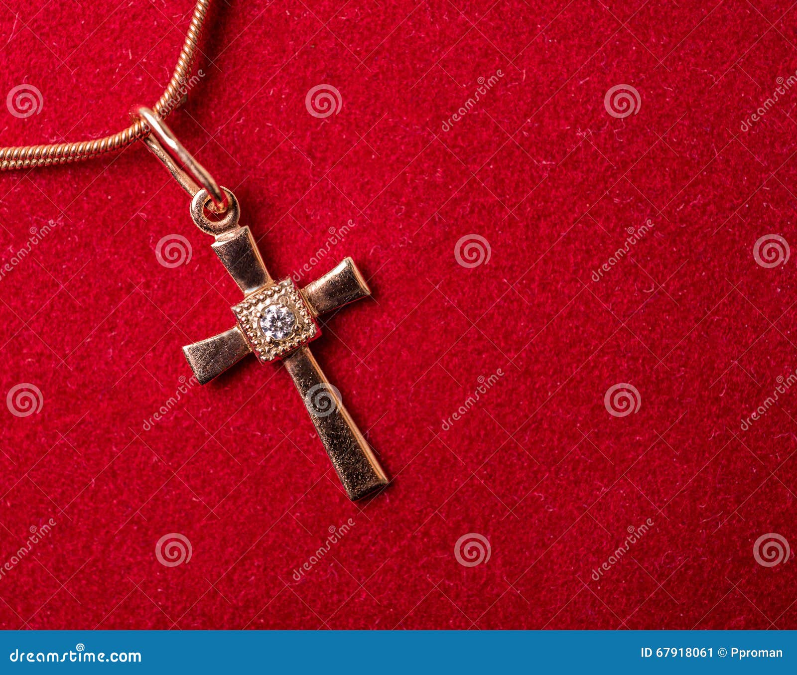 Cross on a chain stock image. Image of arrival, christ - 67918061