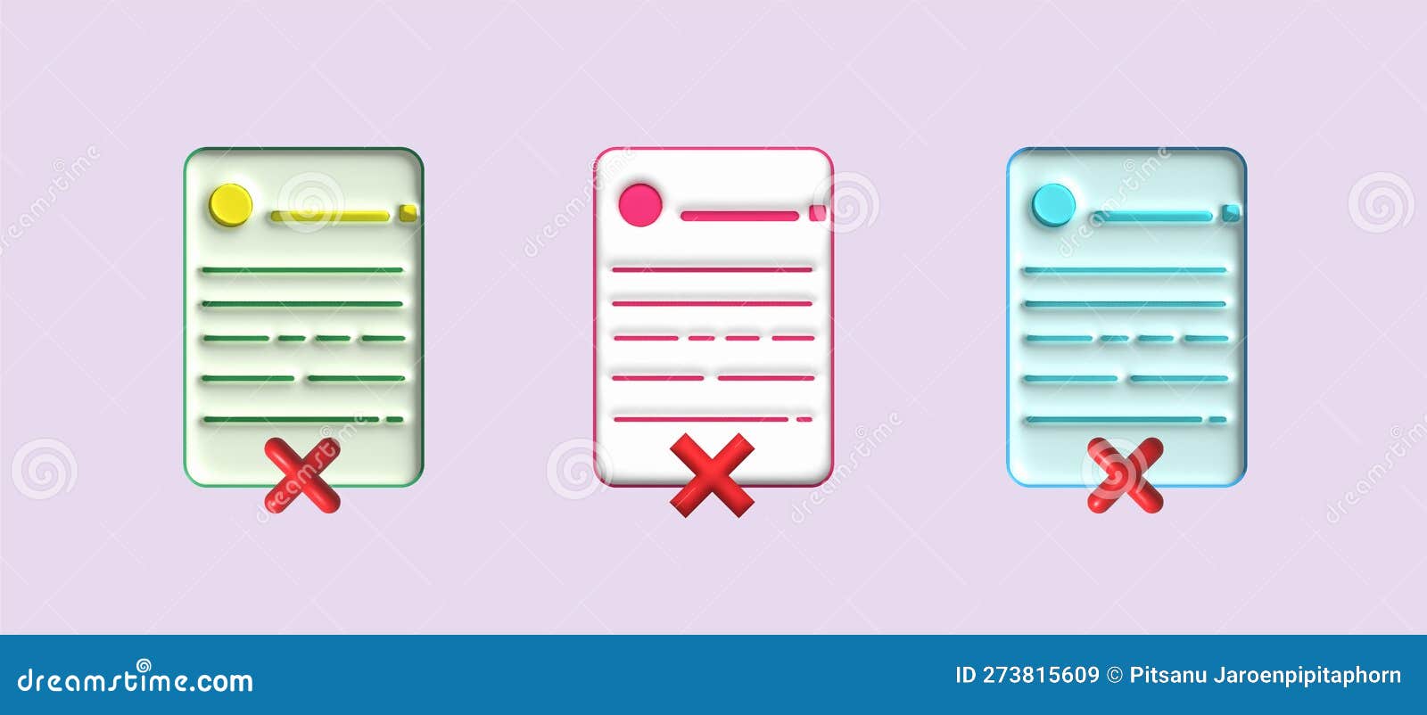 Reject Or Cancel Line Icons. Set Of Decline, Cancellation And Dislike ...
