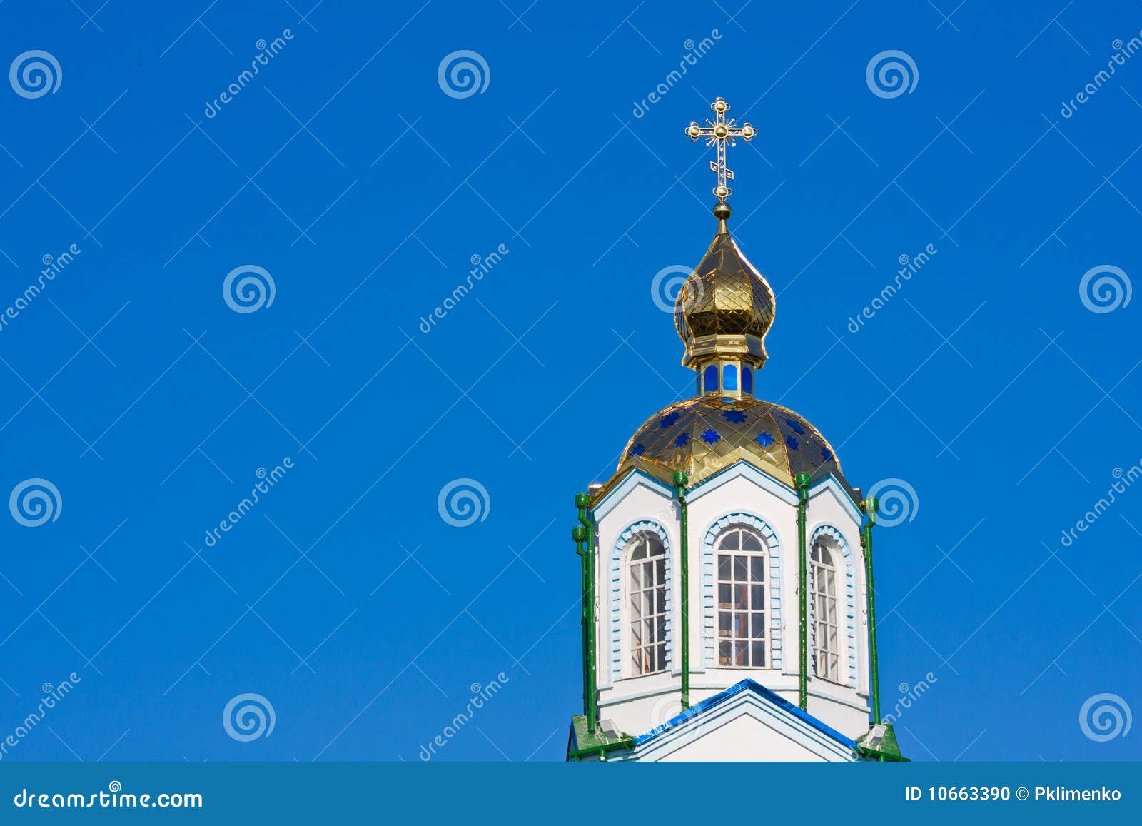 Cross on church cupola stock photo. Image of cold, culture - 10663390