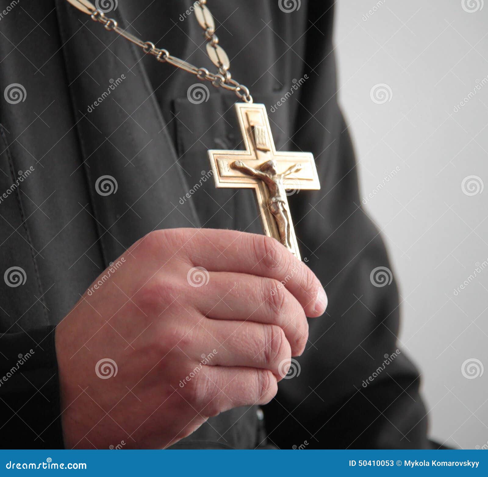 Cross stock image. Image of pope, cross, hold, male, priest - 50410053