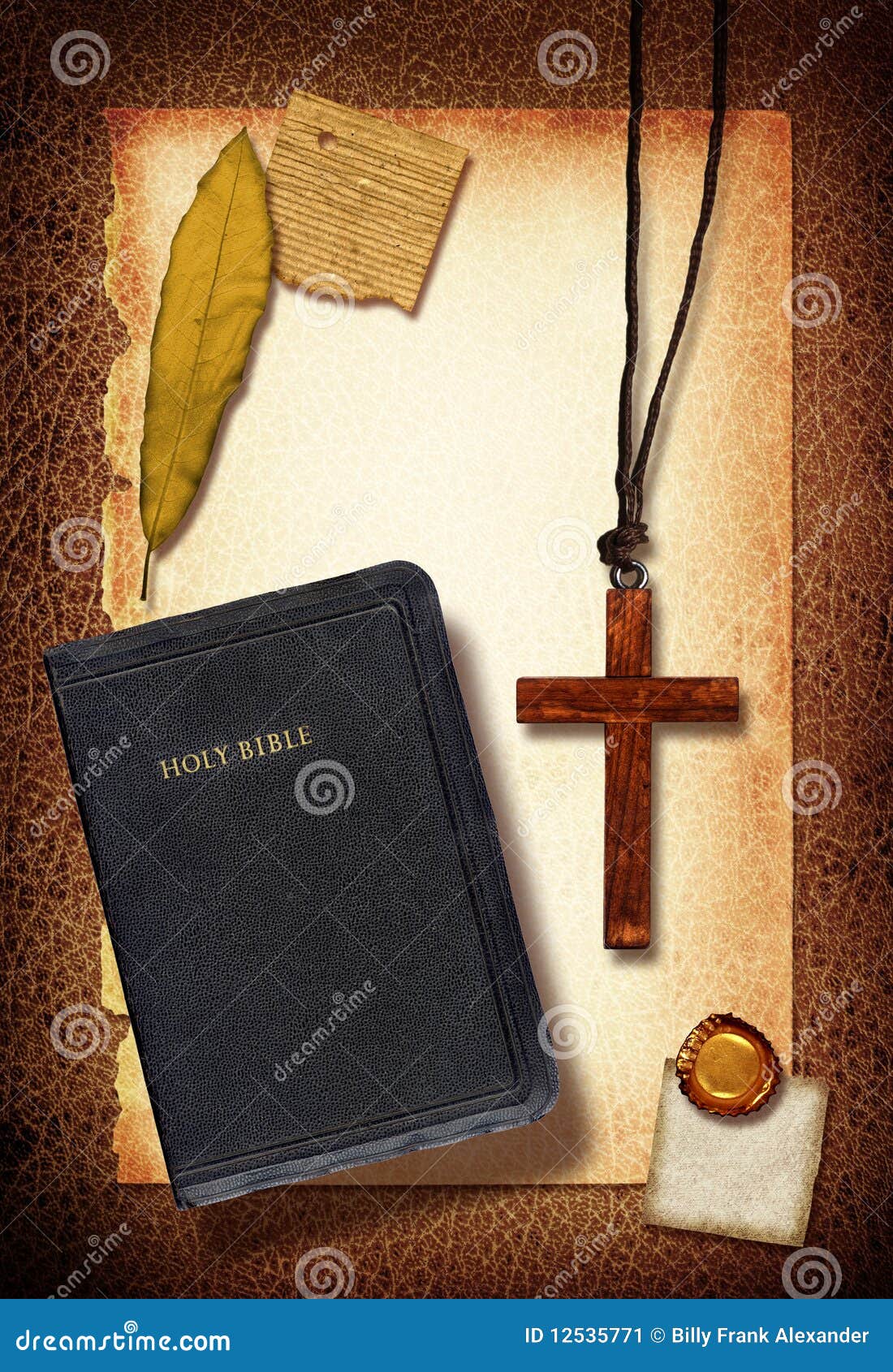 Cross Collage stock image. Image of wooden, arts, natural - 12535771